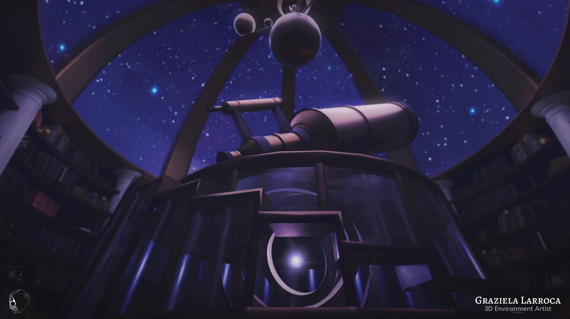 ArtStation - 3D Astronomer's Study