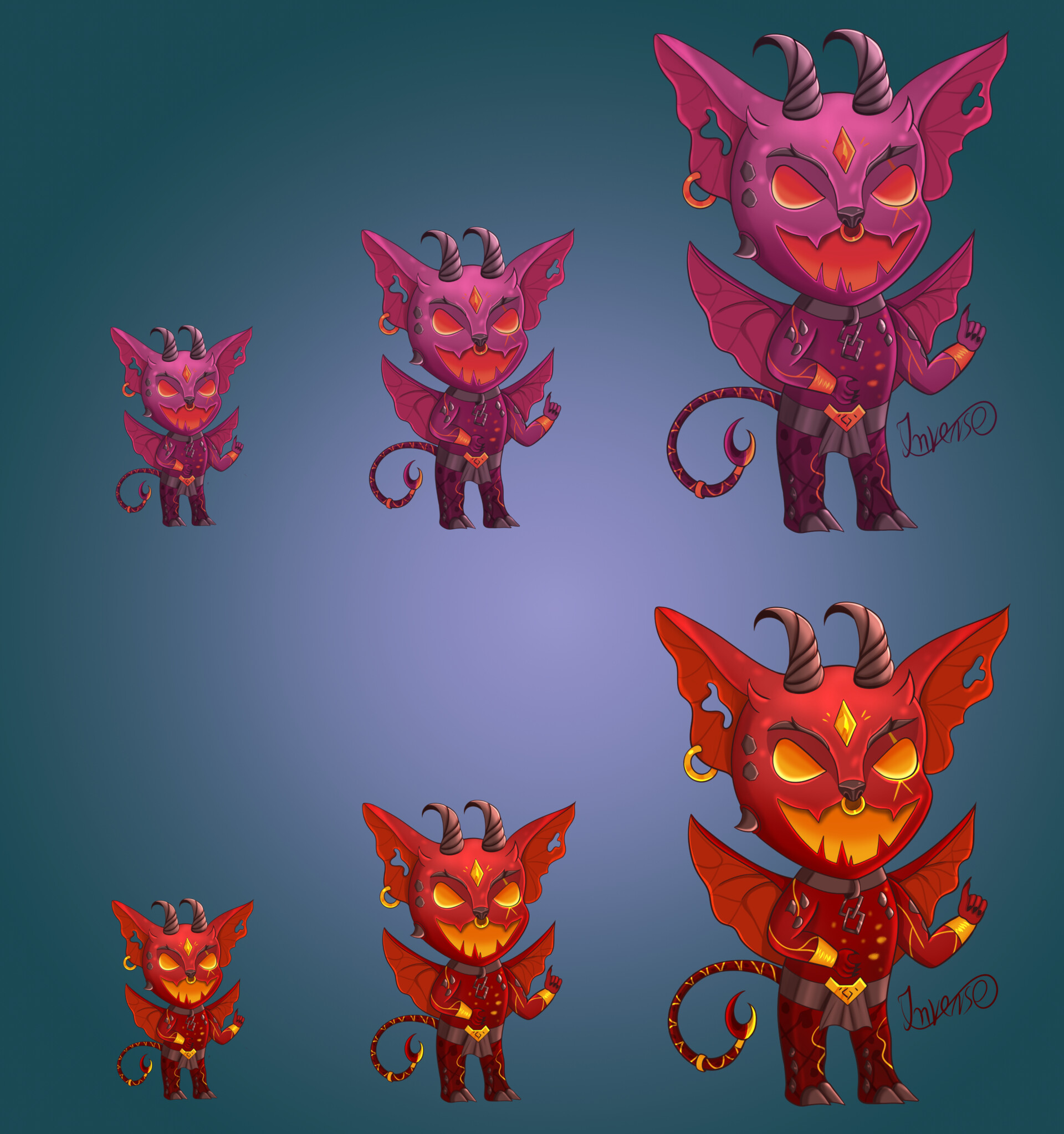 ArtStation - Devil game art