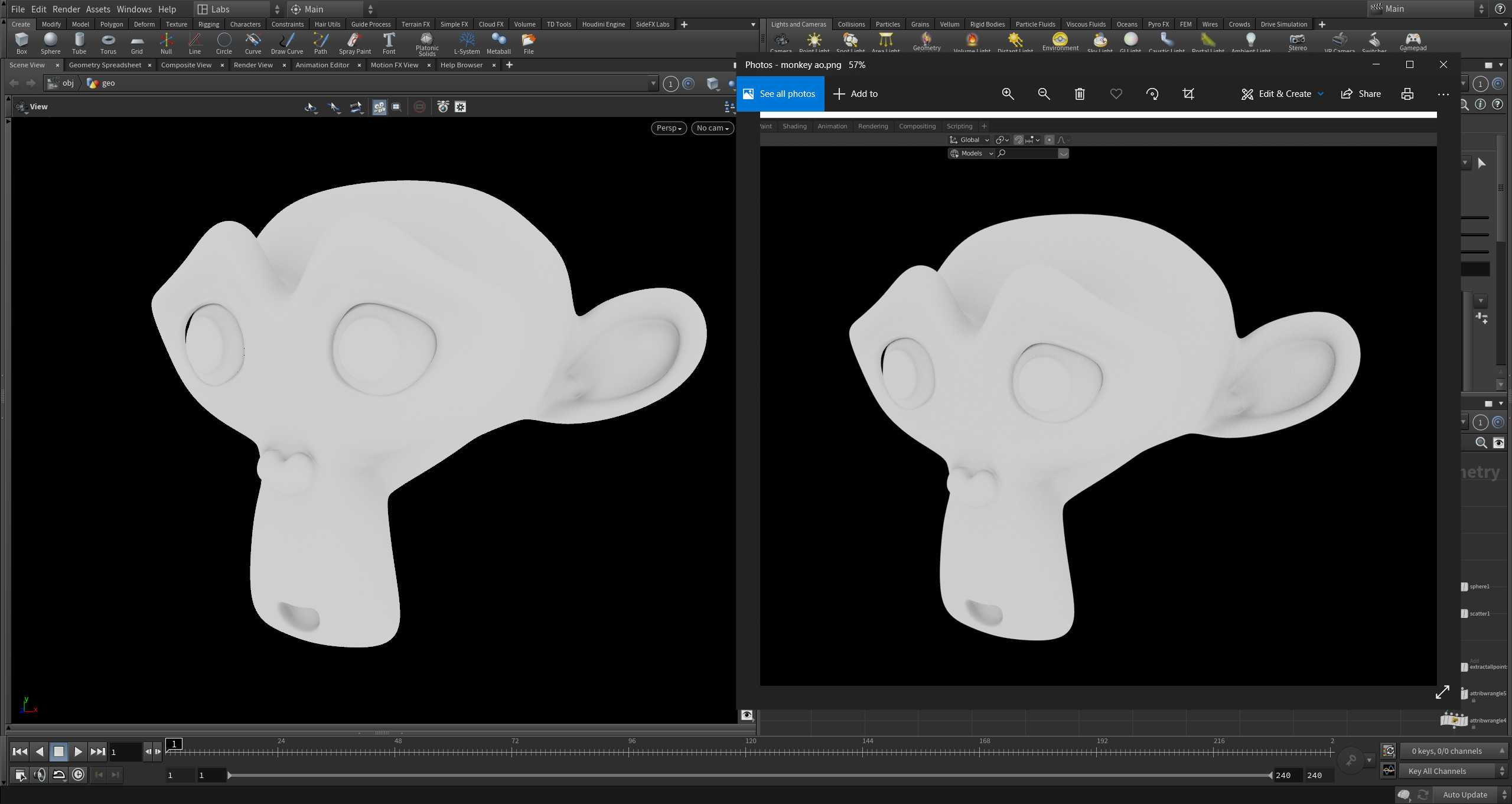 SideFX Labs - Labs Physical Ambient Occlusion