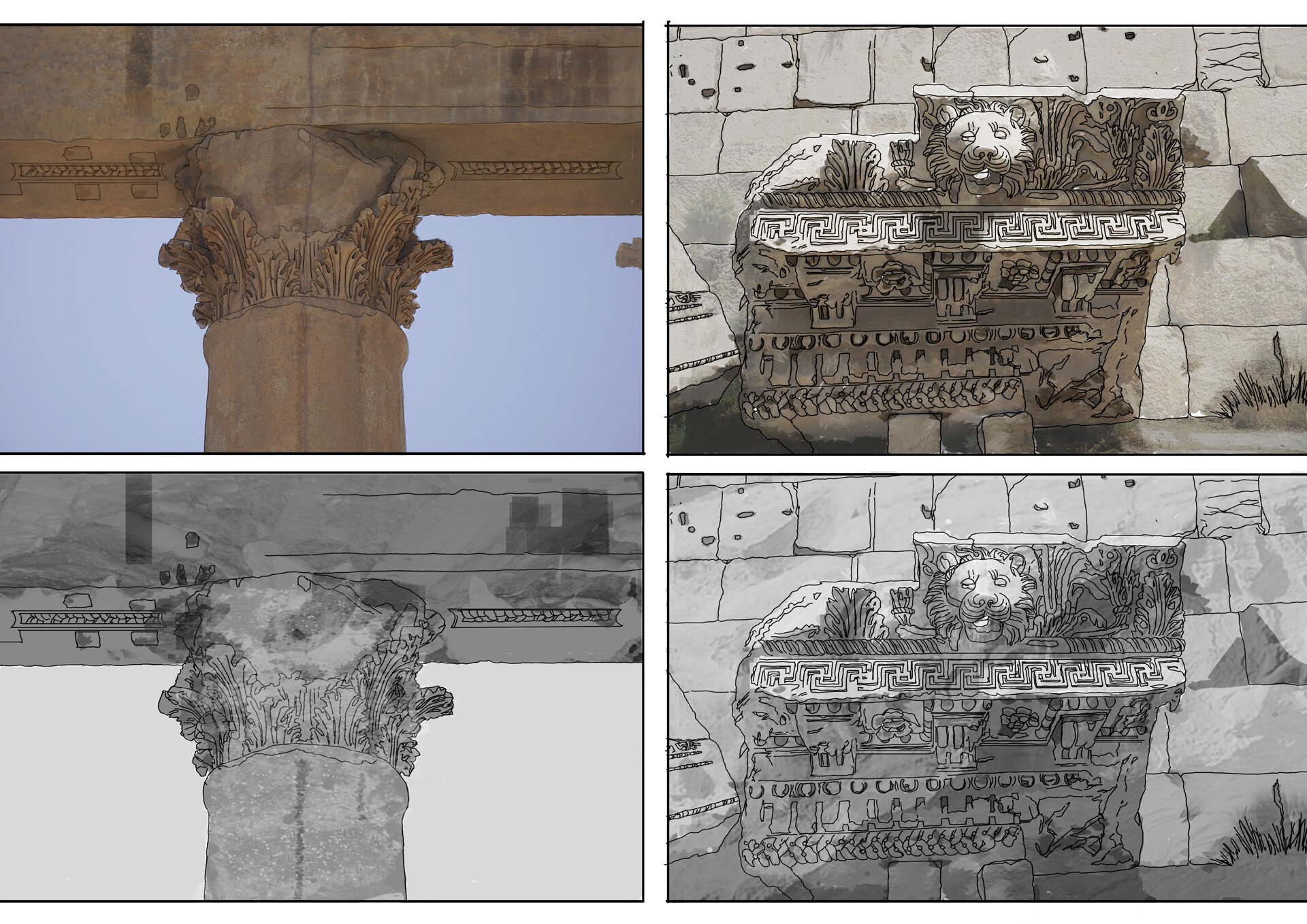 ArtStation - Baalbek details