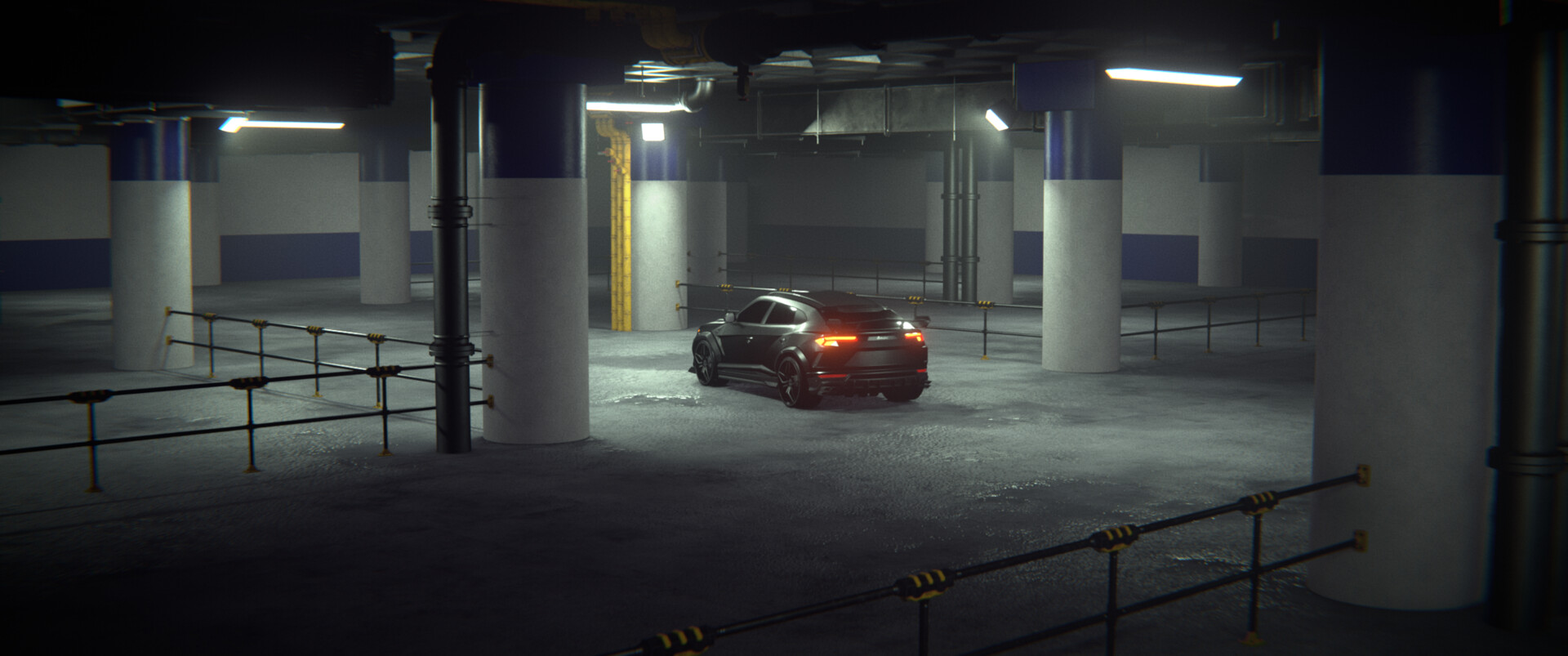 ArtStation - Parking Environment