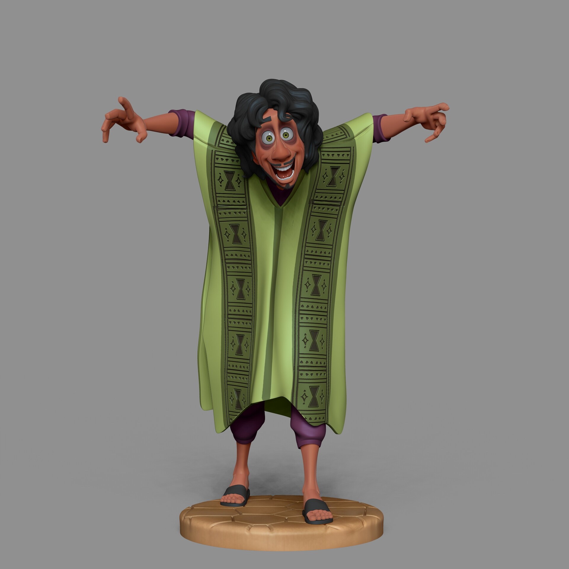 ArtStation - "Bruno" Fan Art Sculpt