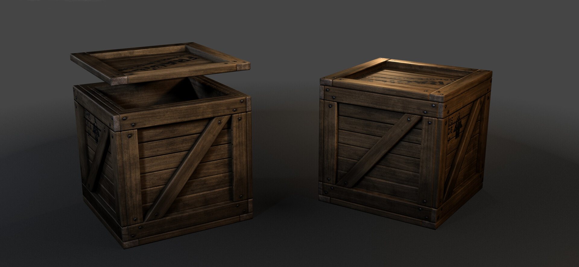 ArtStation - Wooden Crate