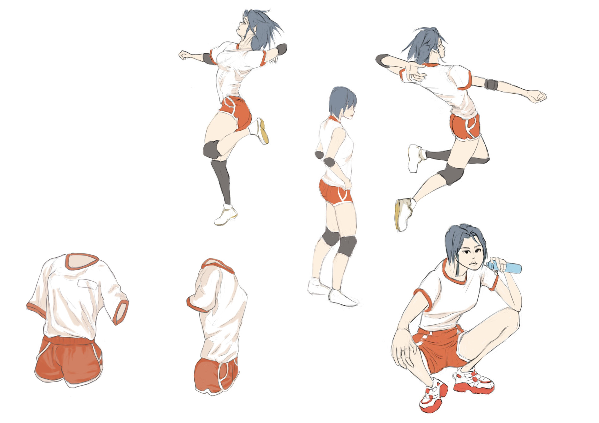 ArtStation - Sport pose drawing