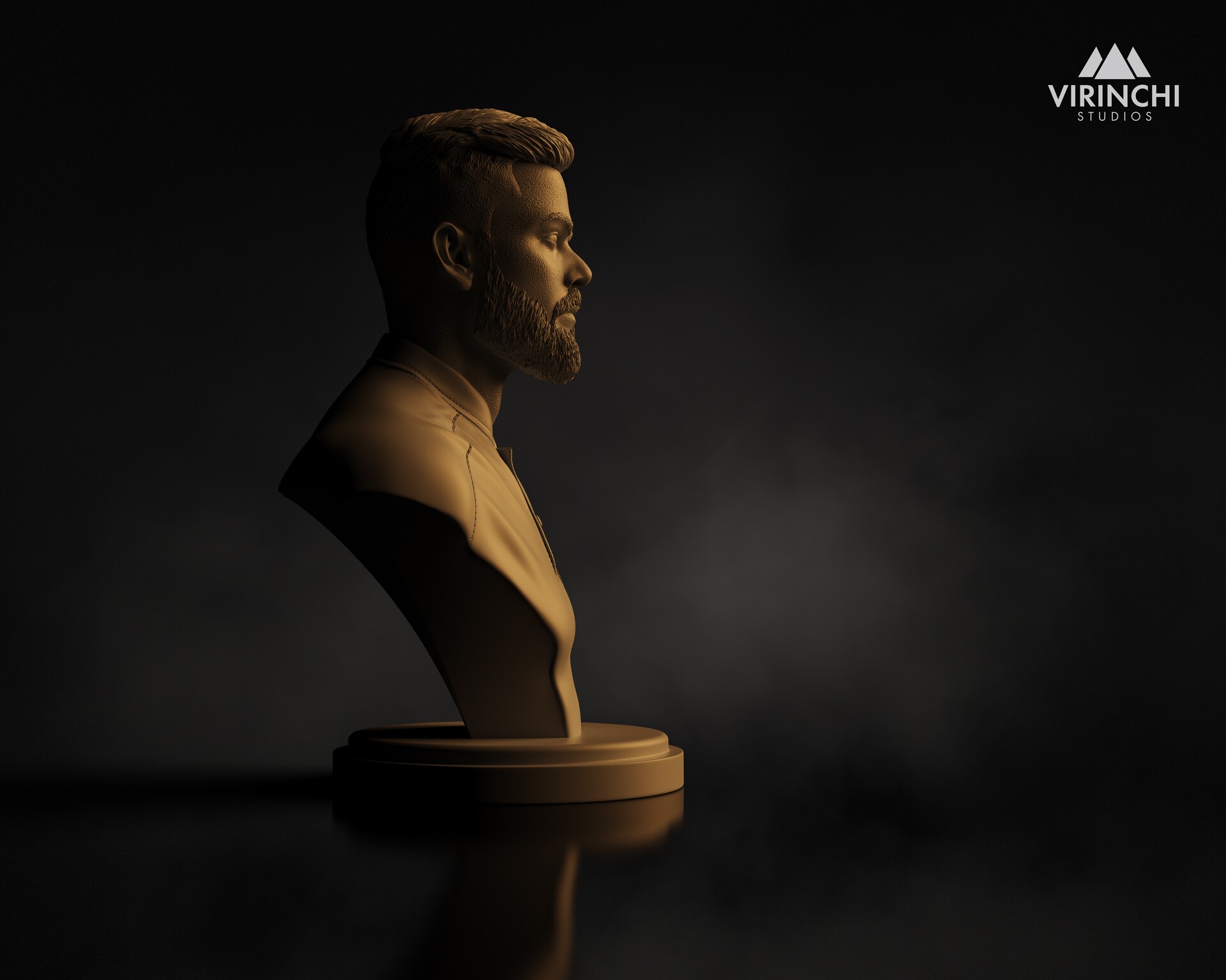 ALIENLABS - Virat Kohli - Indian Cricketer (Bust for 3D Printing)