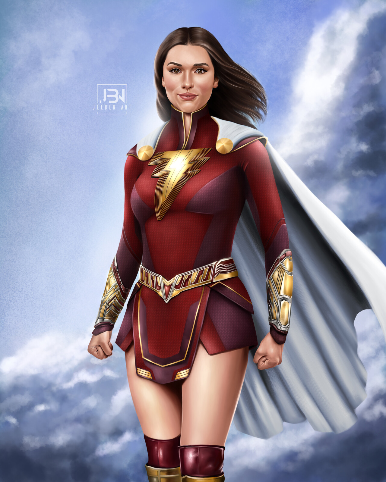 Jeeben Art - Mary Marvel