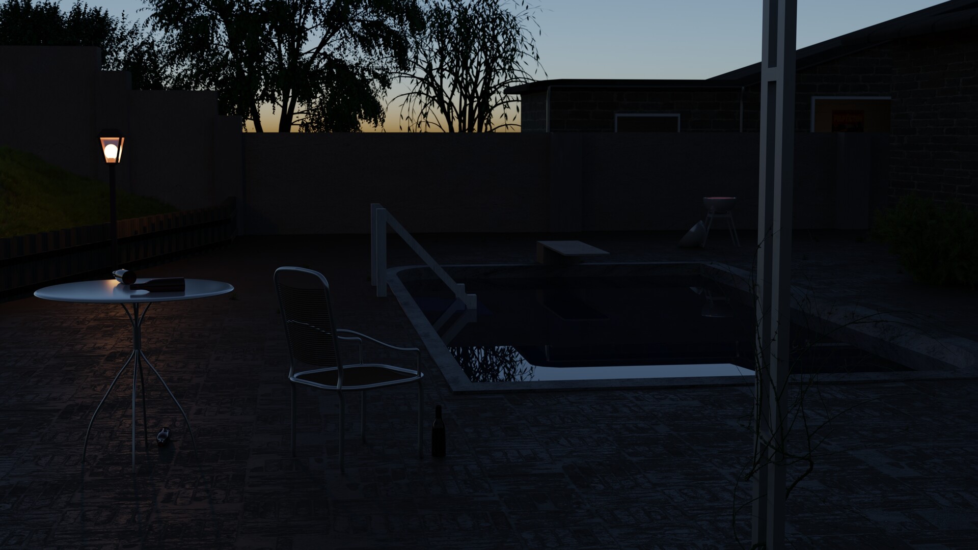 ArtStation - Swimming pool