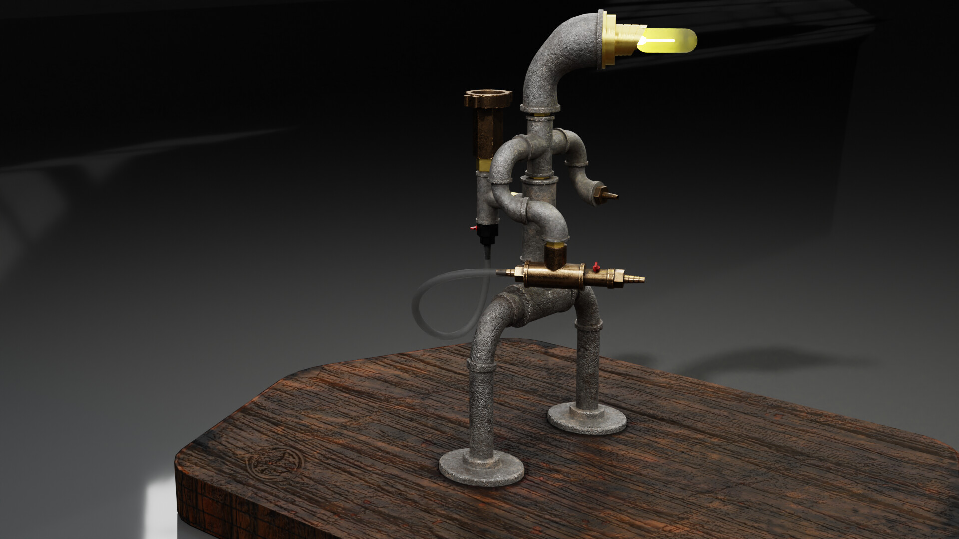 ArtStation - Pipe Lamp 2