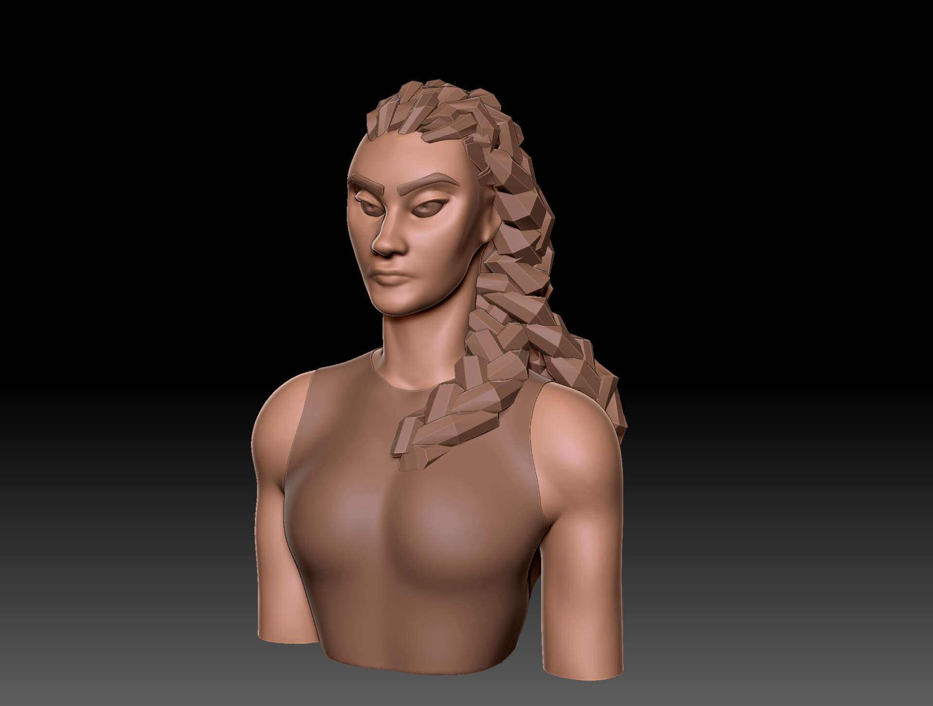 ArtStation - 3D exercise : WIP Bust