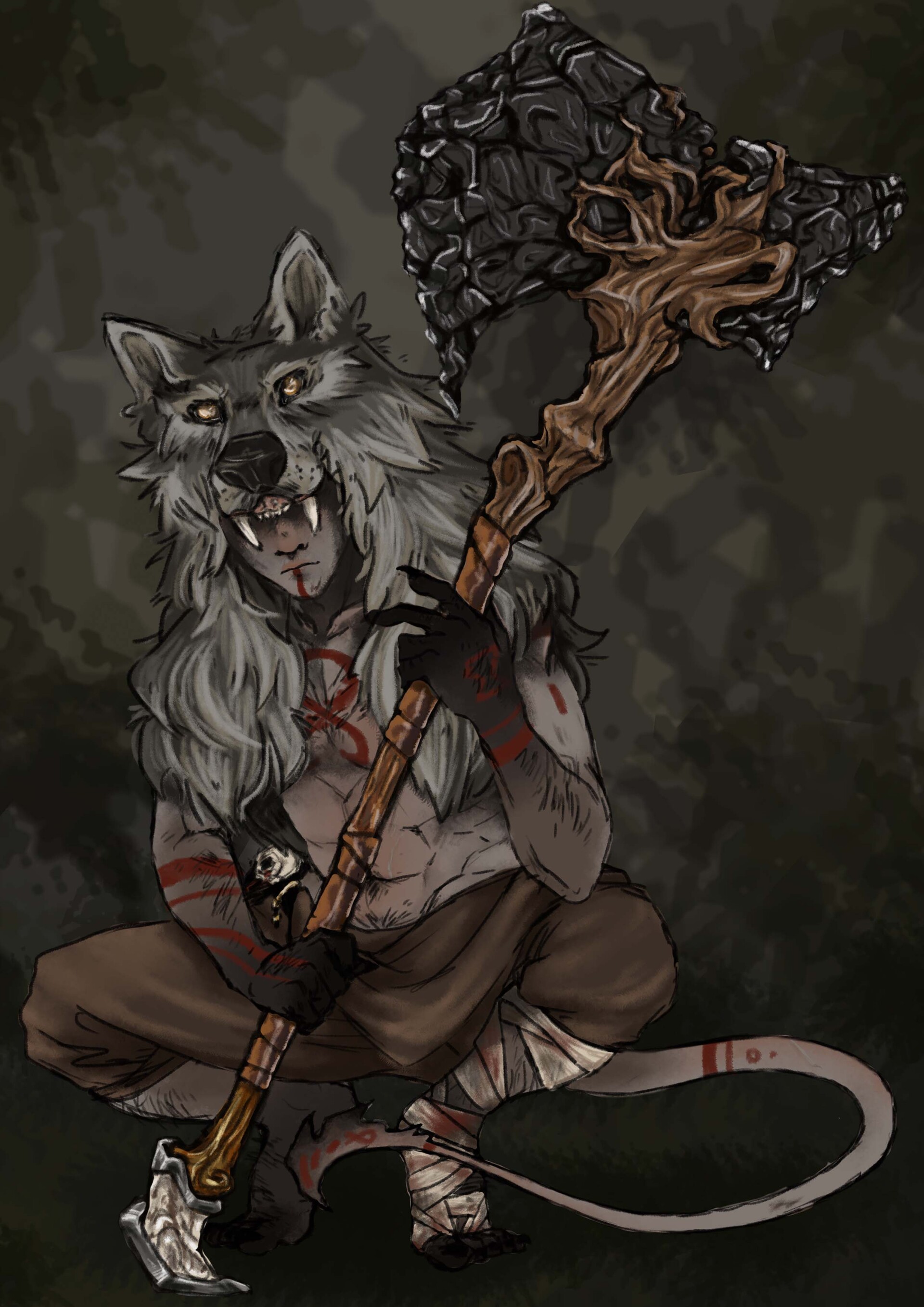 ArtStation - Wolf - (original character)