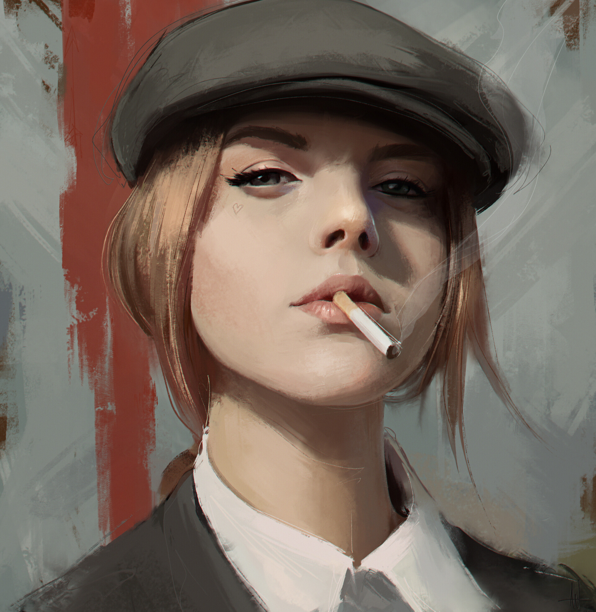 ArtStation - Cap and Cigarette