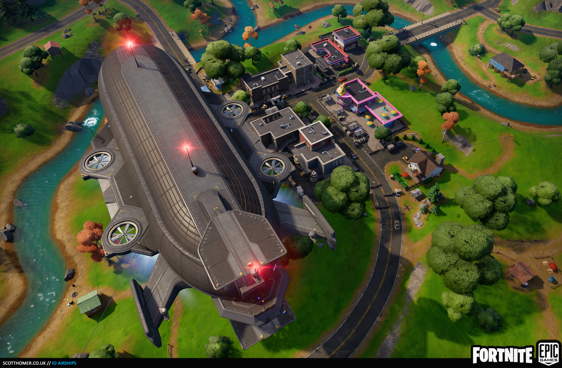 Scott Homer - Fortnite - Imagined Order Airships