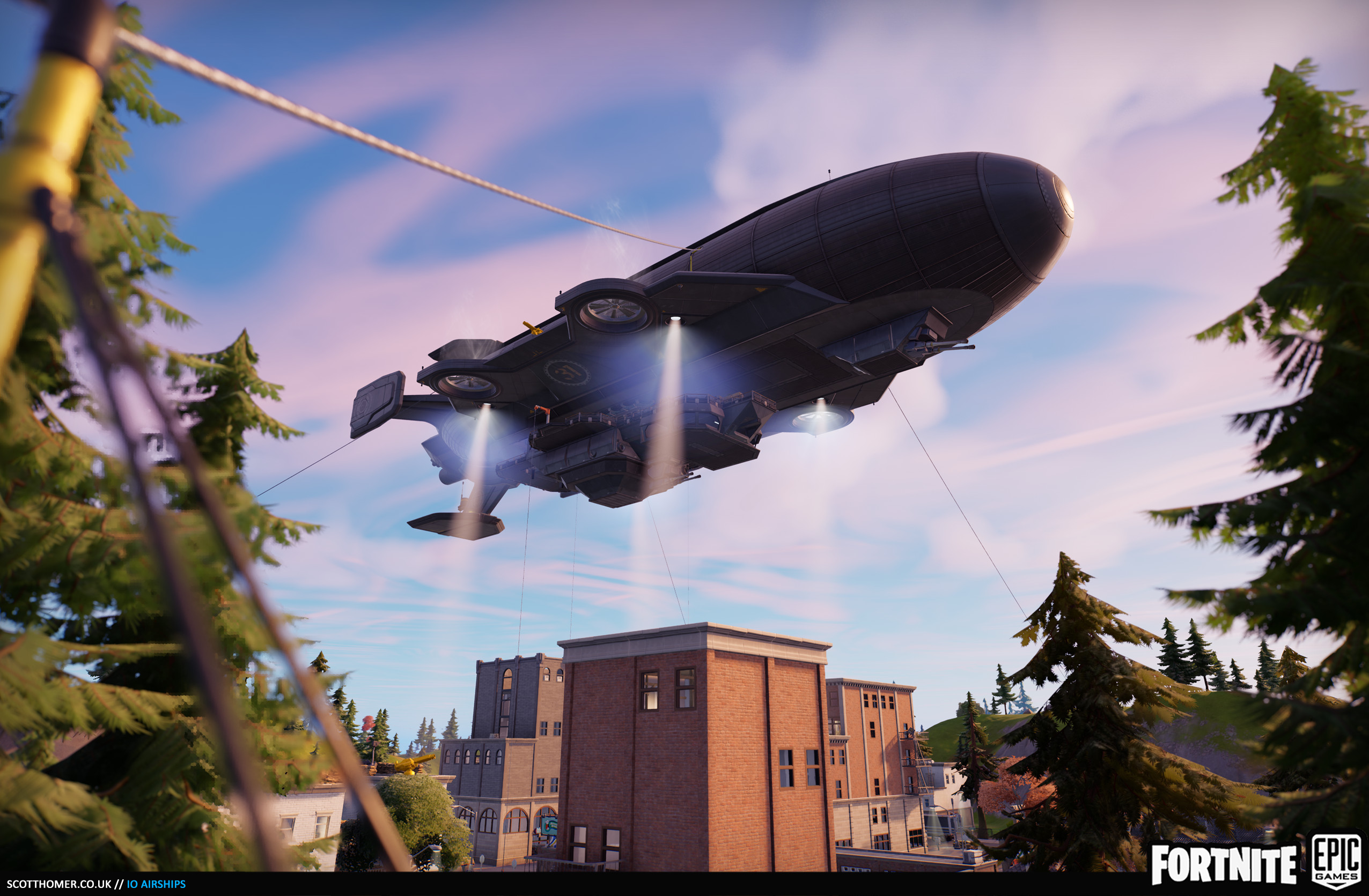 Scott Homer - Fortnite - Imagined Order Airships