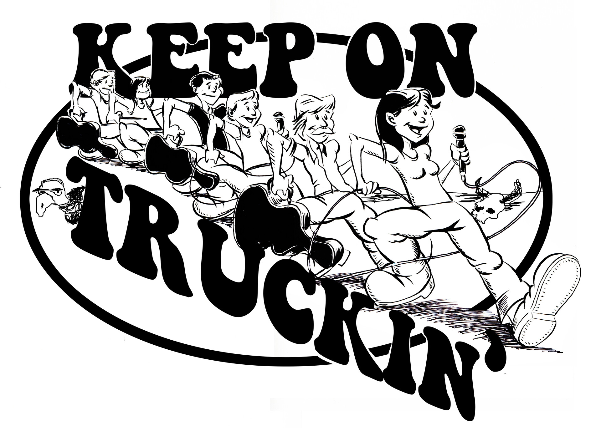ArtStation - Keep on Trukin Logo