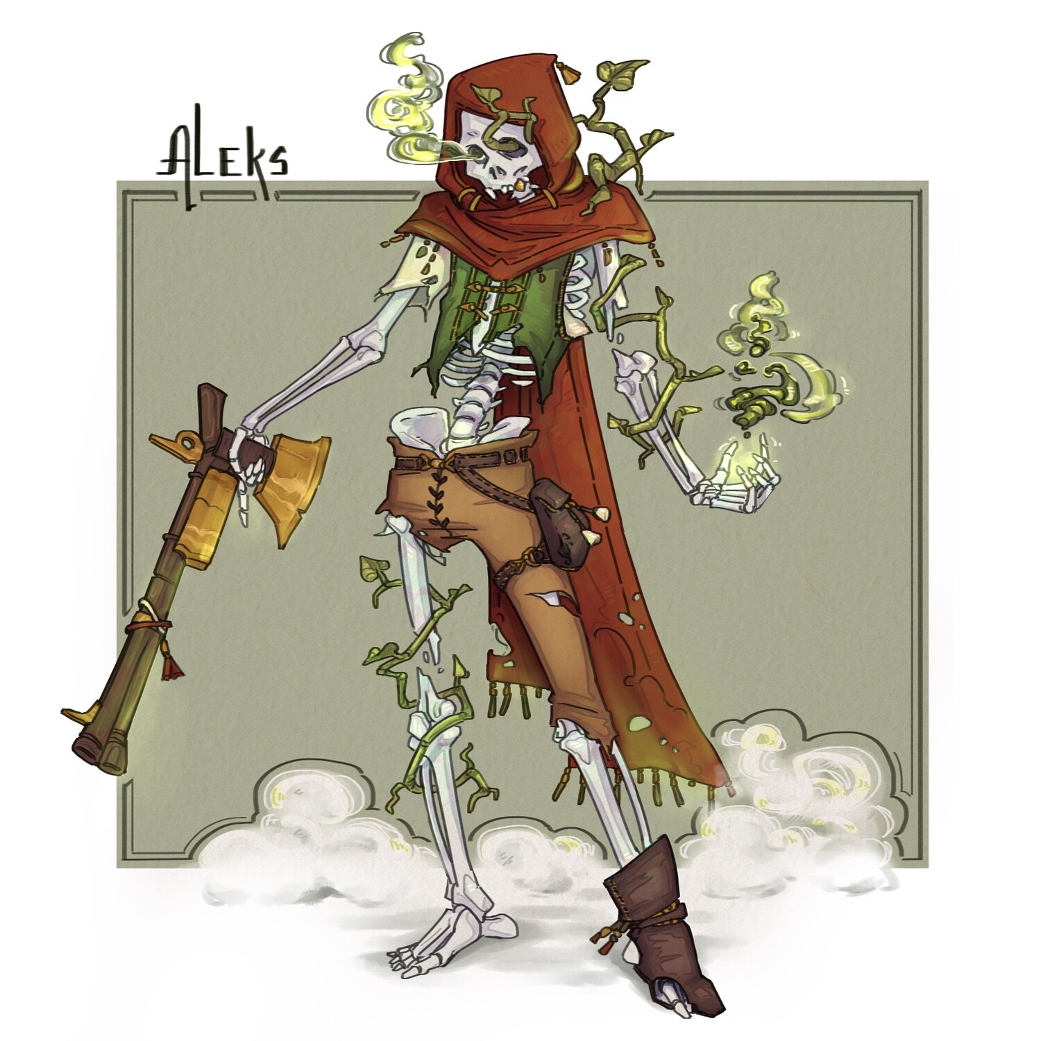 ArtStation - Weekly project #02 | Gunslinger Healer Mage