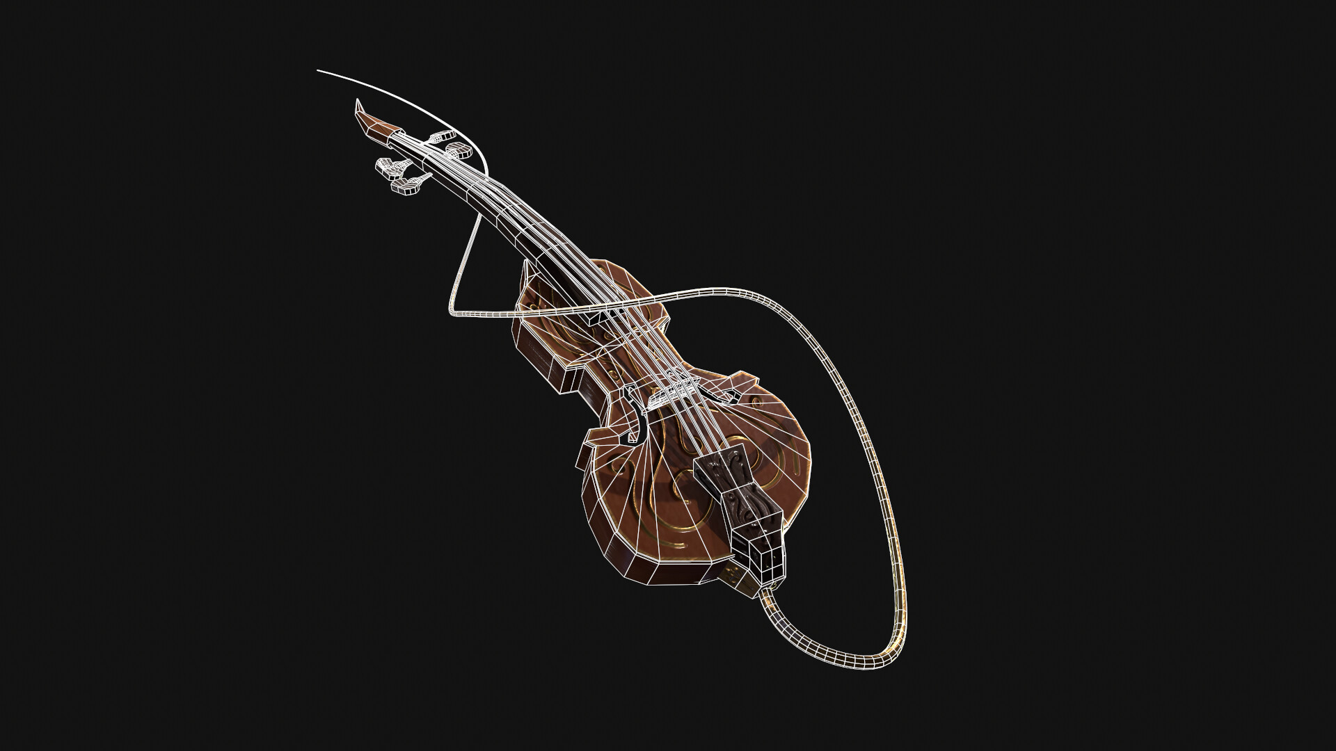 ArtStation - 3D Concept Violin - 3D MO
