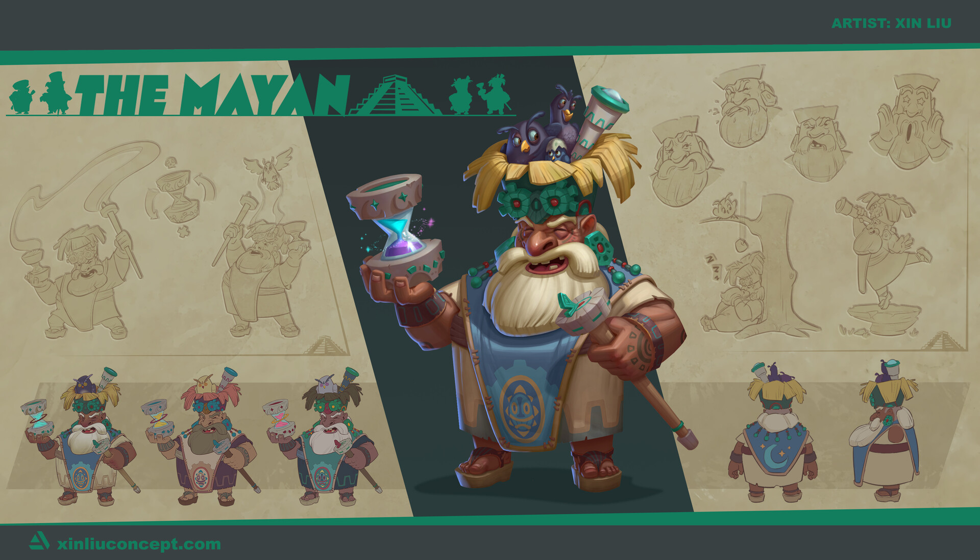 ArtStation - The Mayan Astronomer