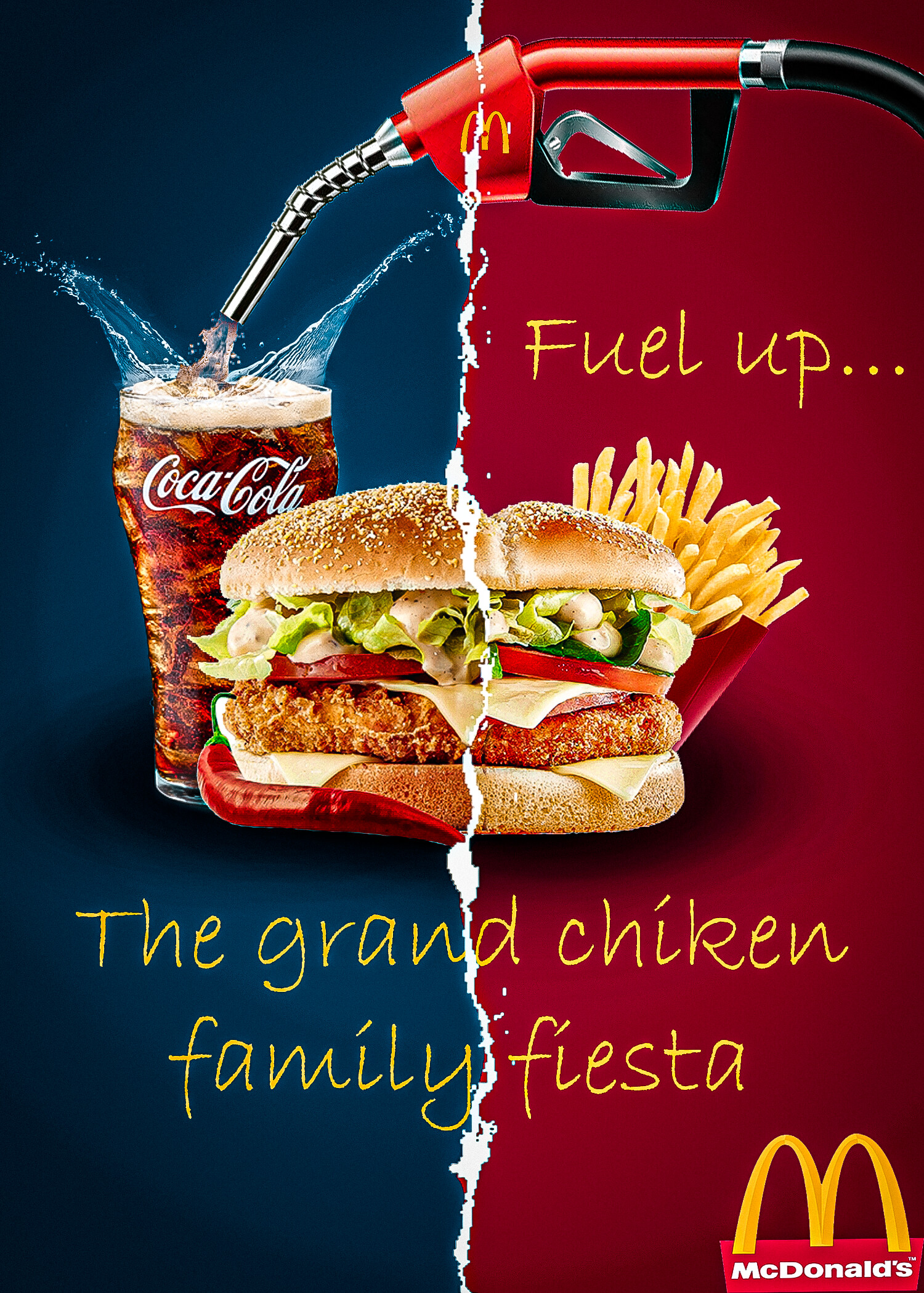 ArtStation - Mcdonalds premotion (graphic design)