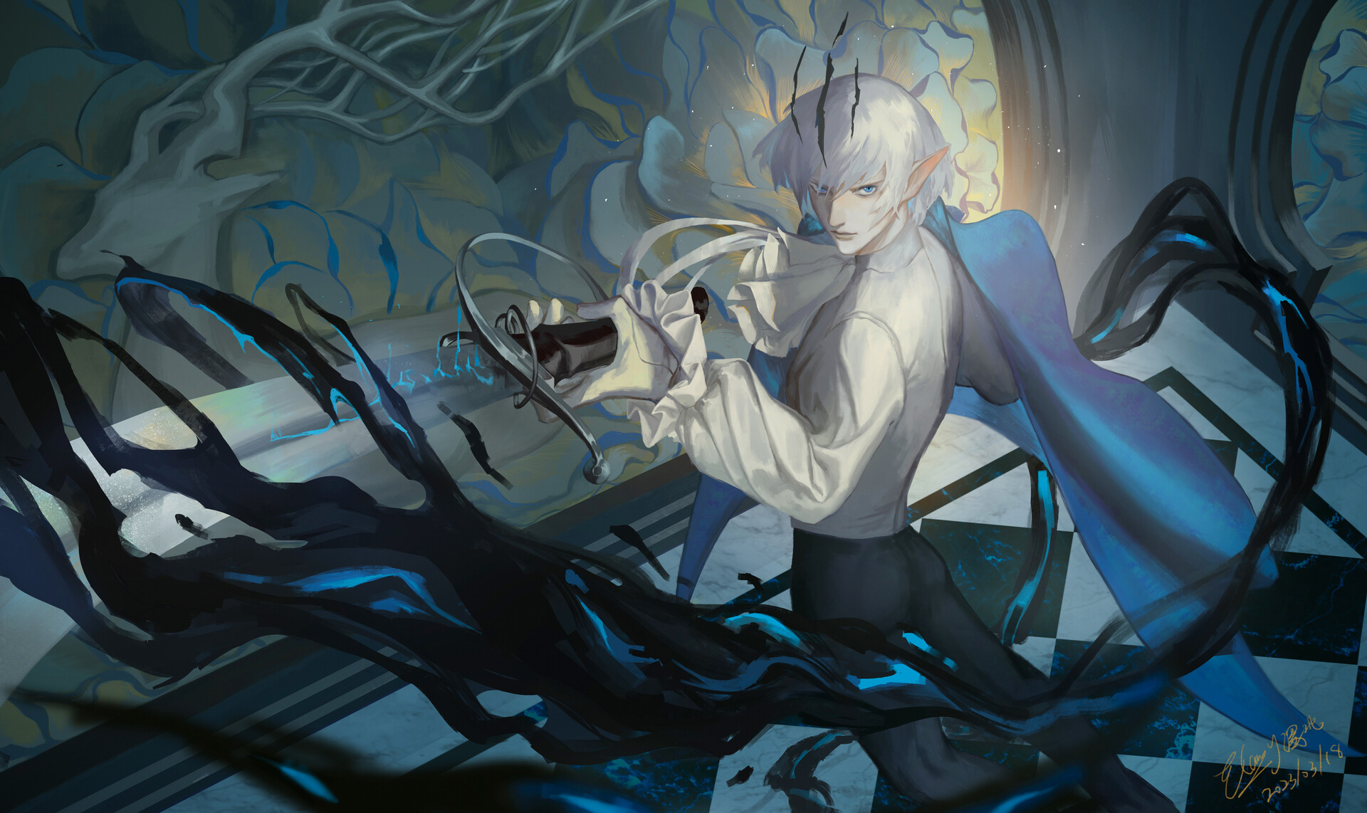 ArtStation - practise（MY OC：Moon Norn）