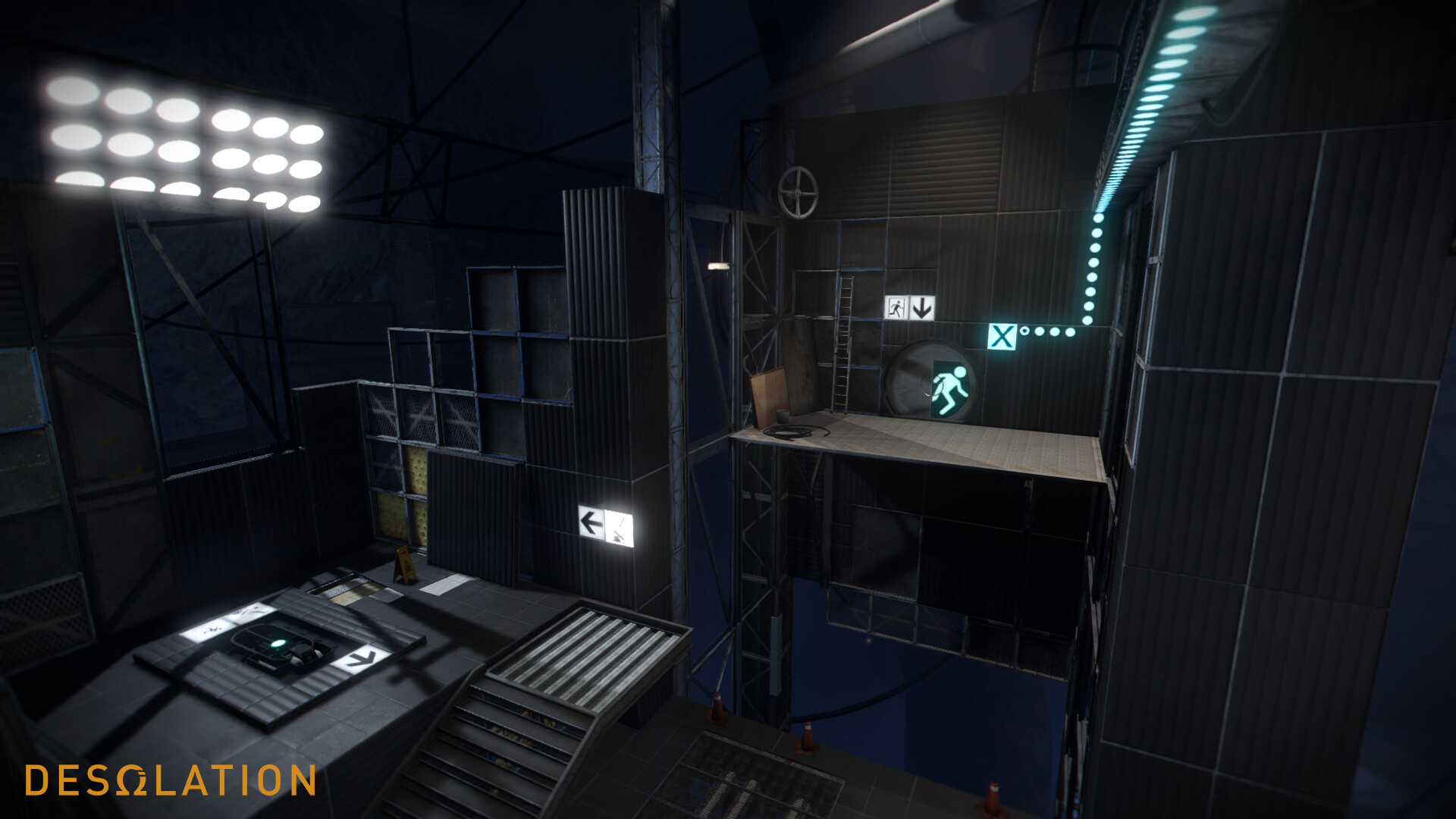 Evie Sanders - Portal 2 Desolation: Testchamber Wall Materials