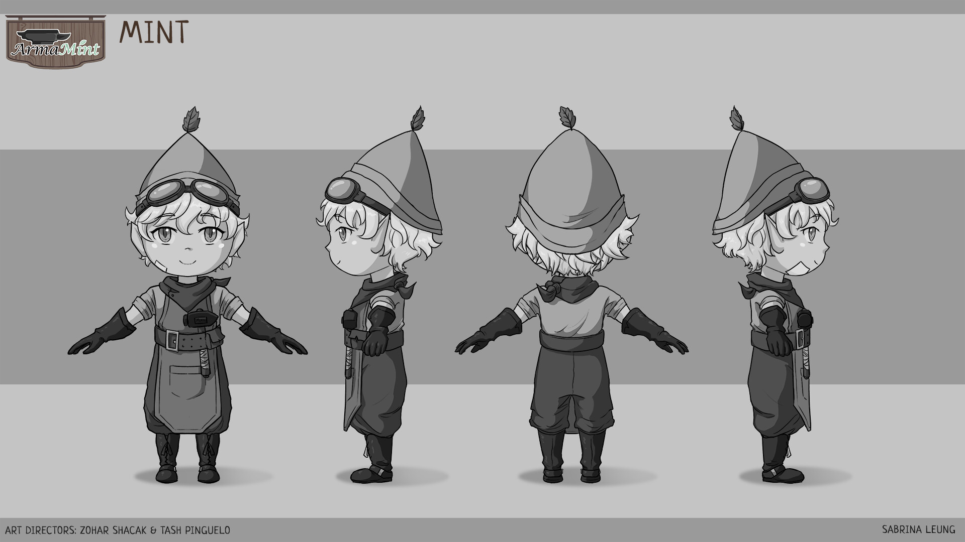 ArtStation - [2023] ArmaMint - Mint Character Turnaround