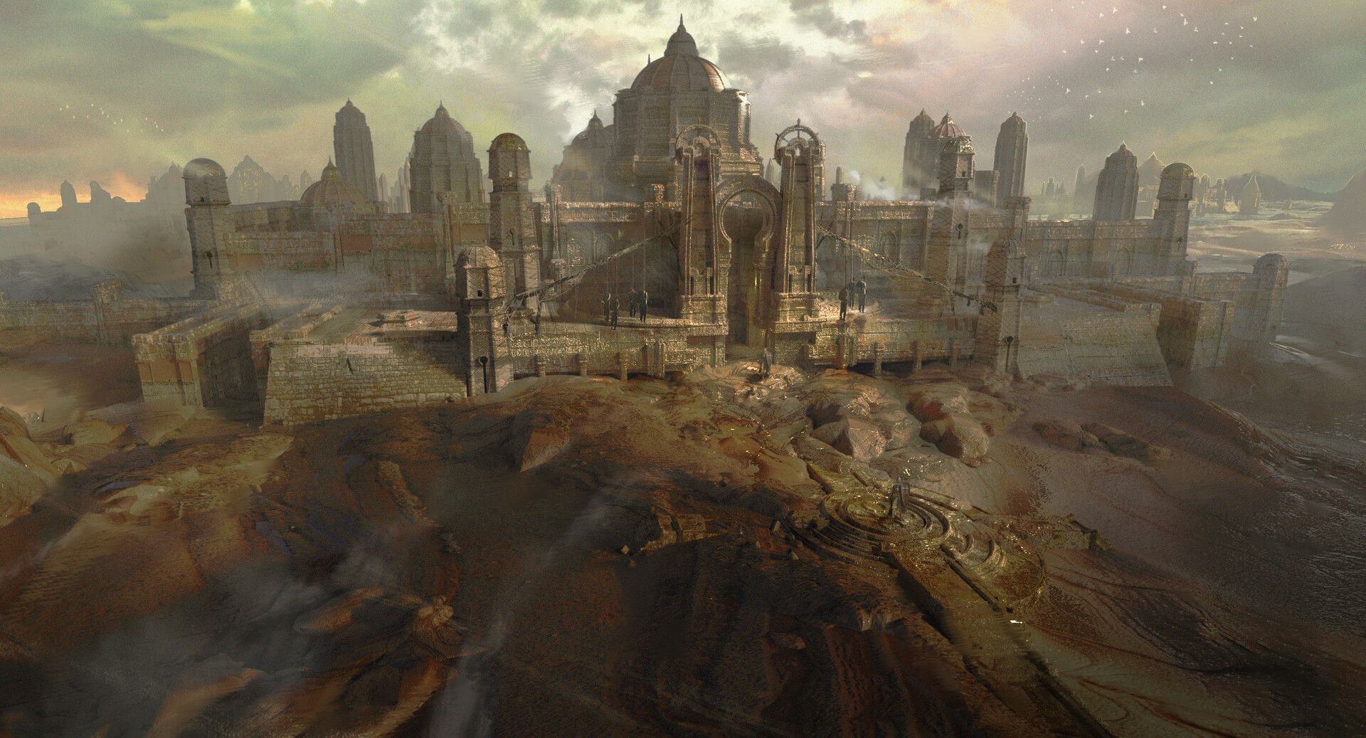 ArtStation - abandoned temple