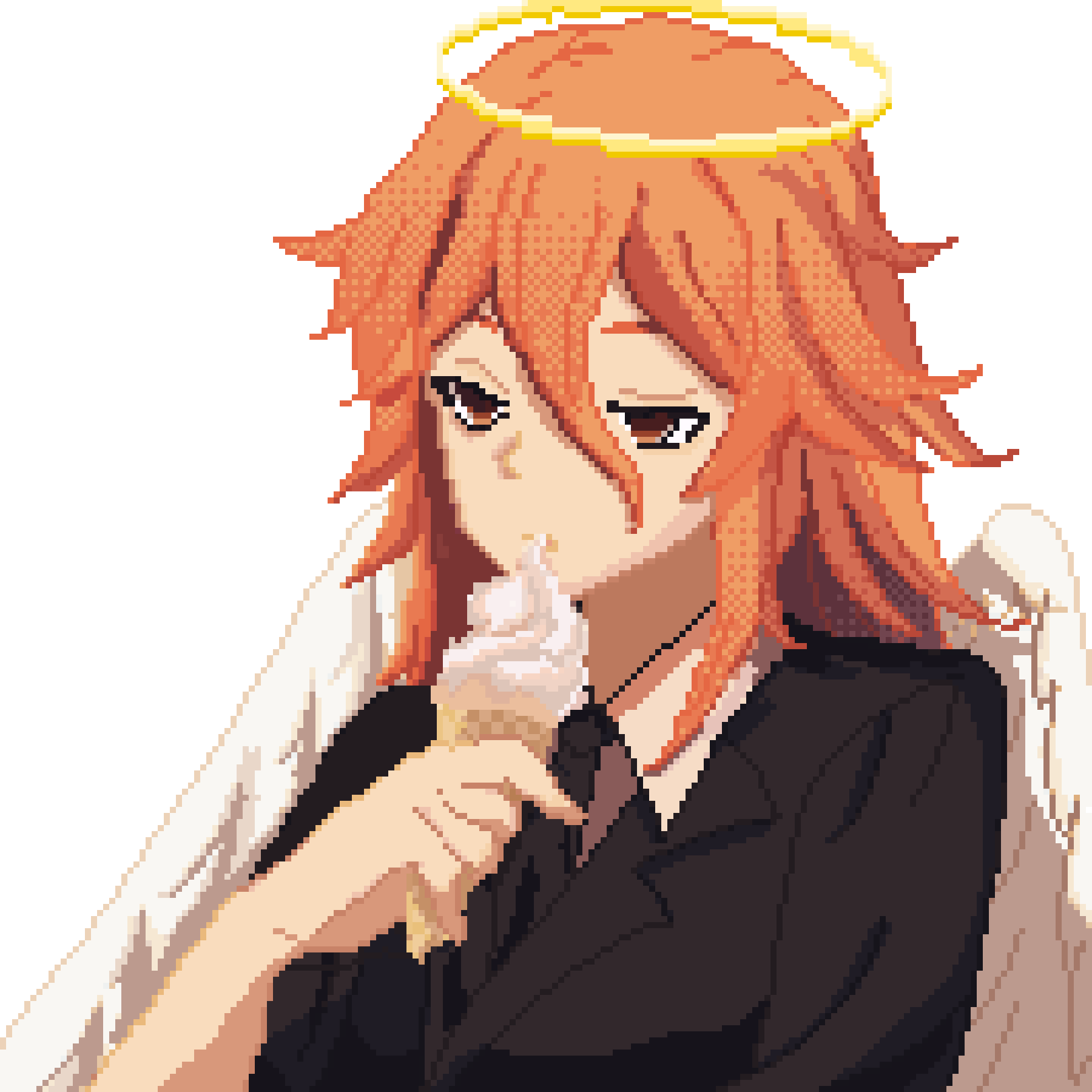 angel devil pixel art