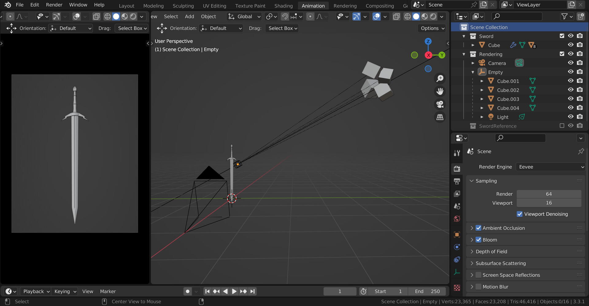 ArtStation - Sword in Stone scenery
