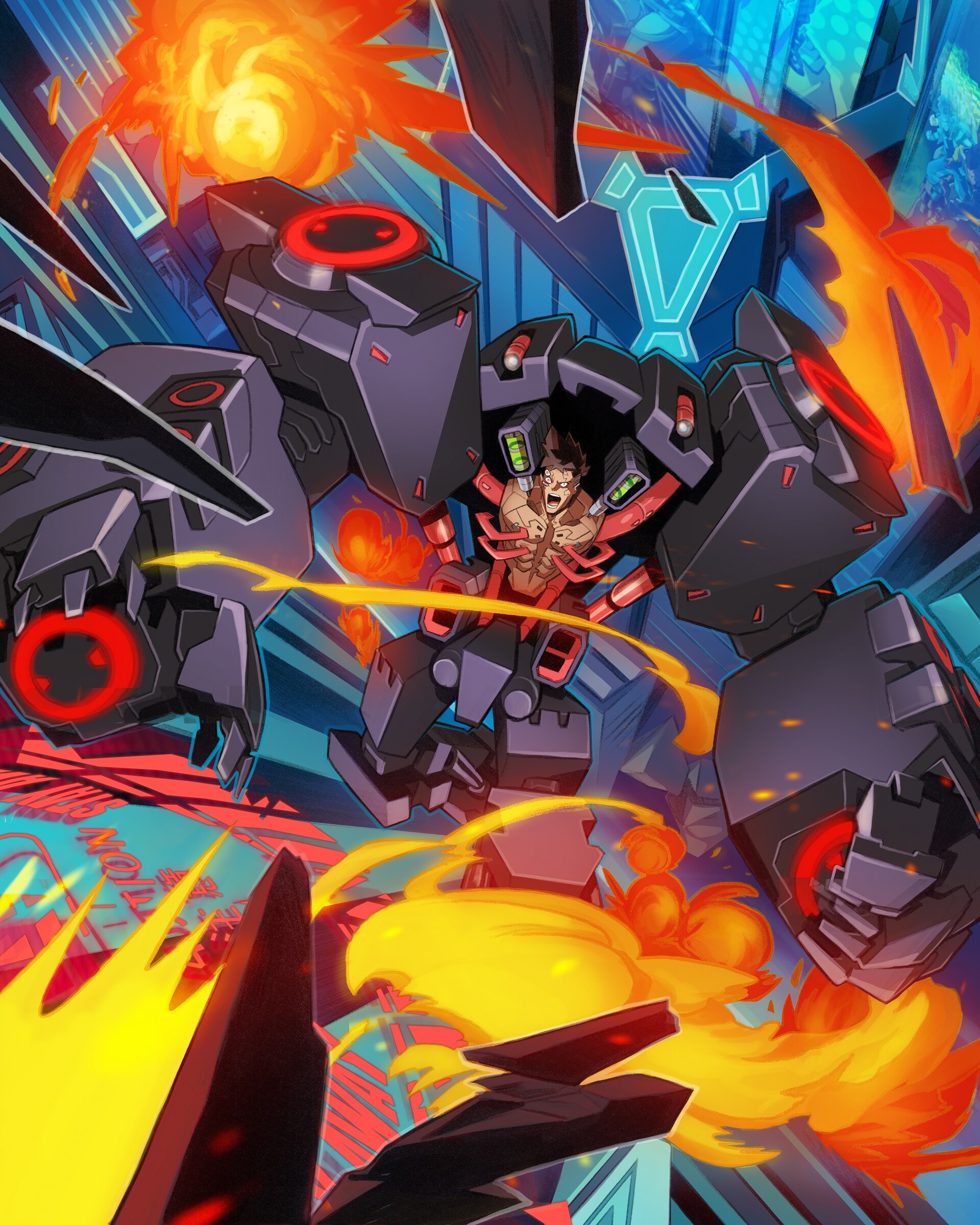 ArtStation - Cyberpunk Edgerunners - David Martinez Cyberskeleton