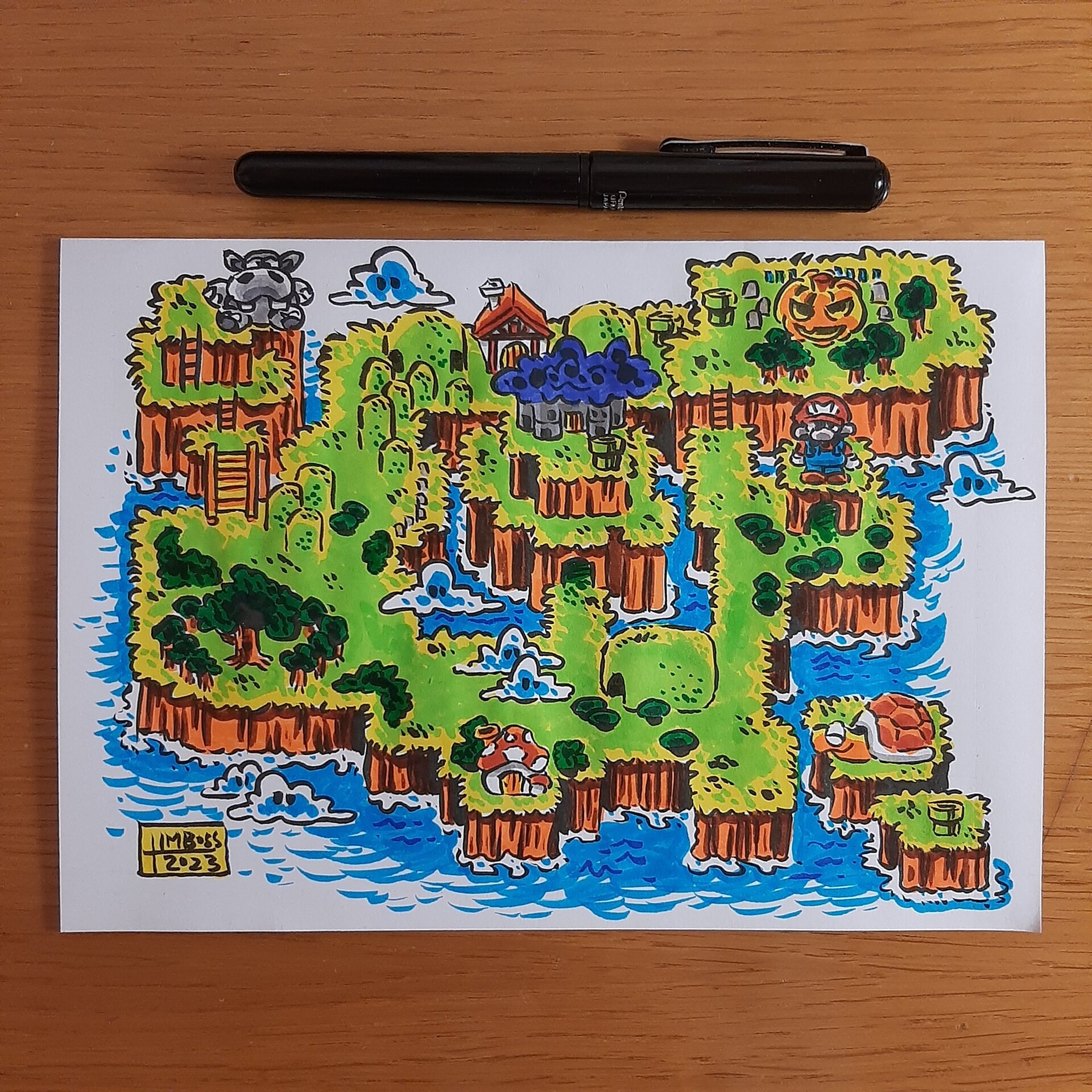 ArtStation - Super Mario Land 2 marker