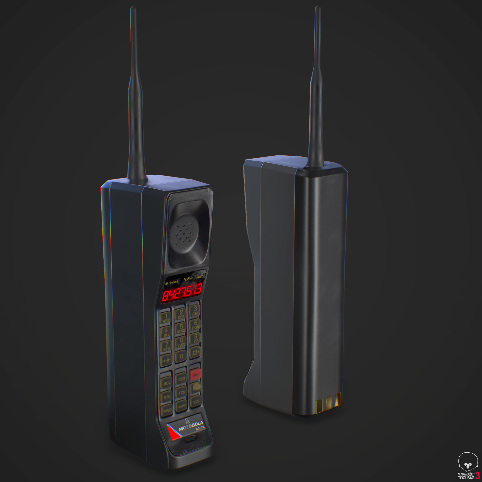 ArtStation - Retro cellphone