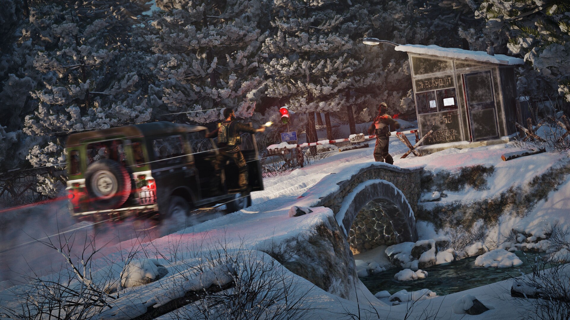 ArtStation - Snowy Military Checkpoint