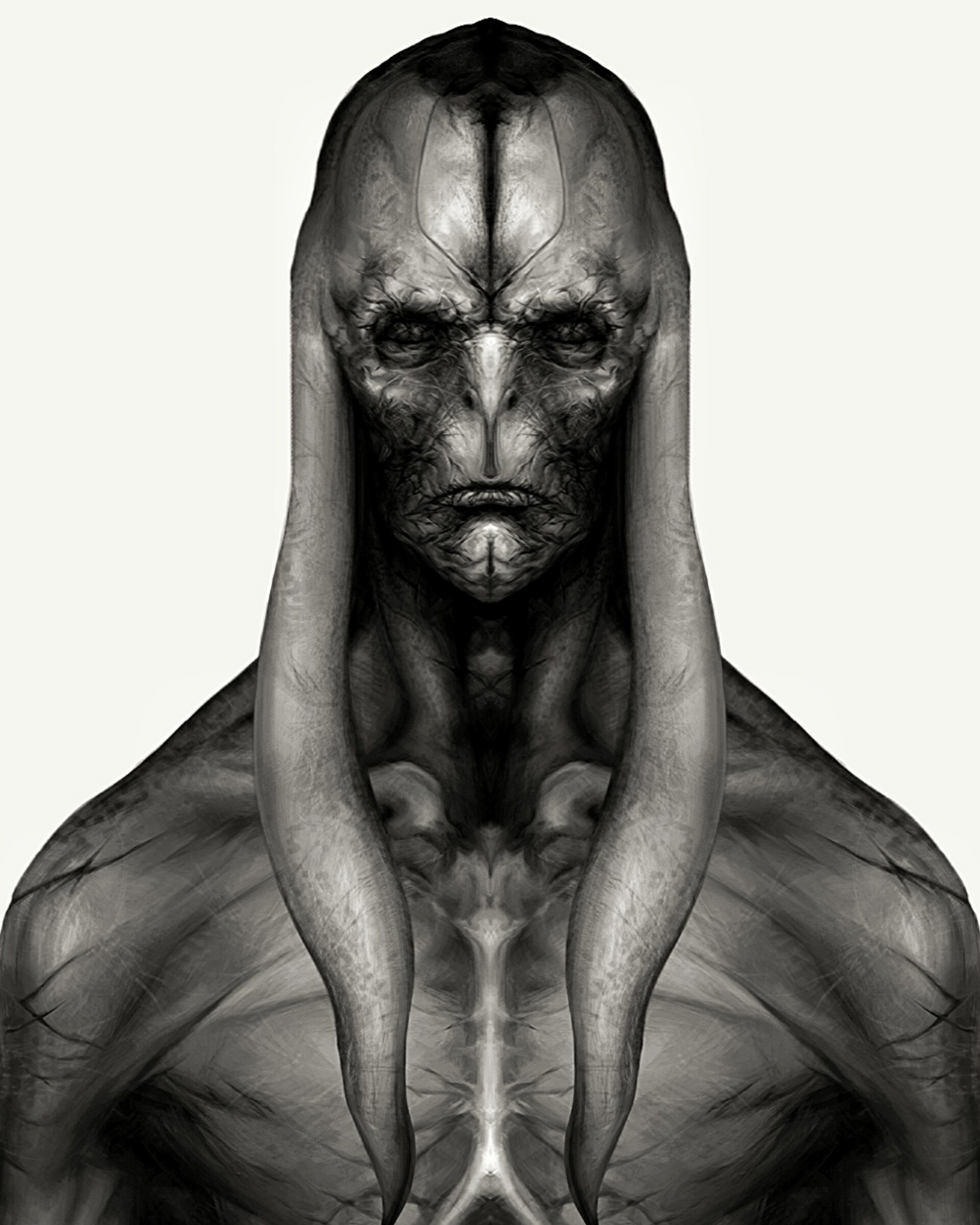 ArtStation - GORR The God Butcher Head Concept Sketches