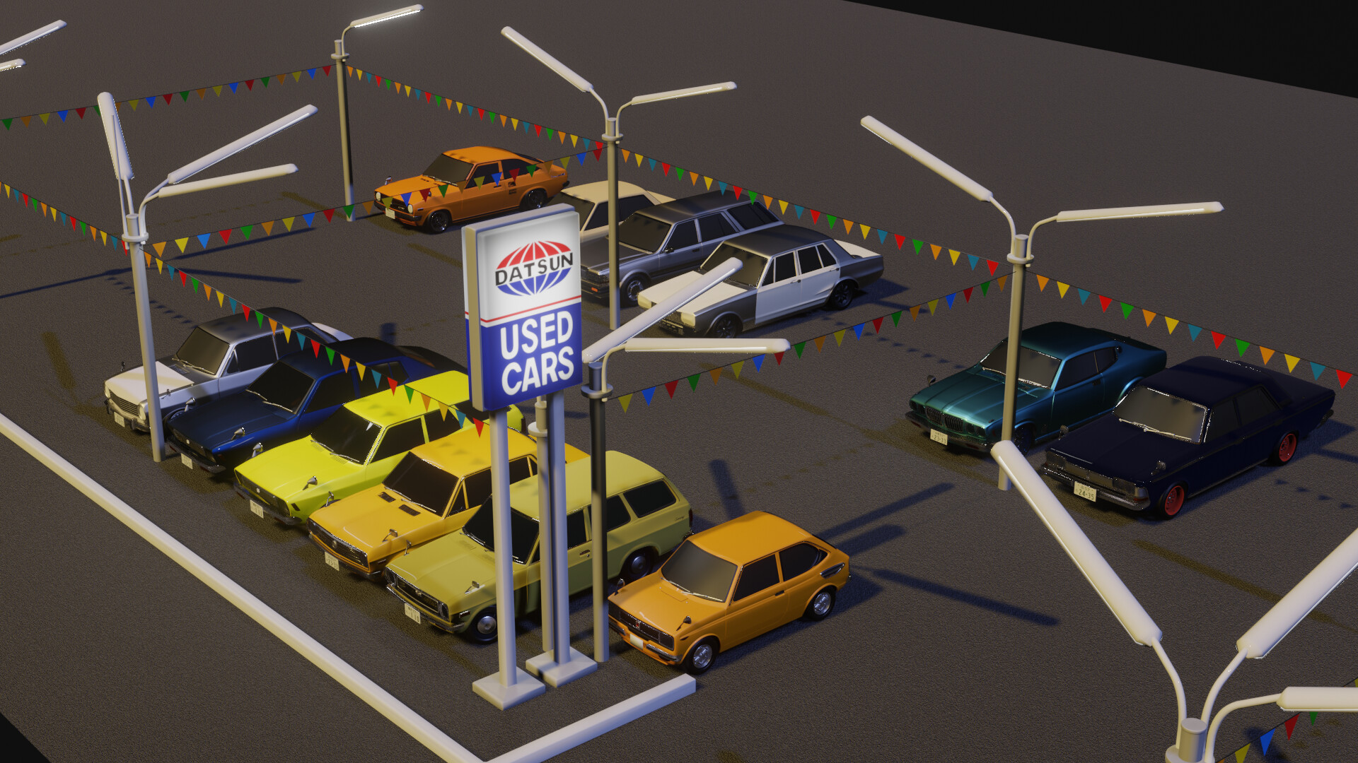 ArtStation - #wip USED STORE ADD CARS ...
