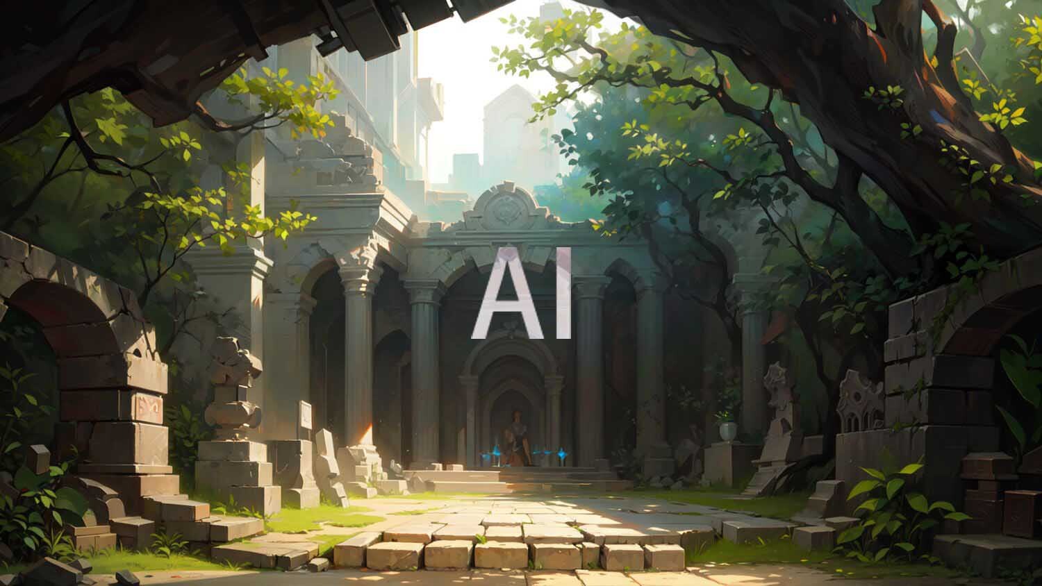ArtStation - 纯AI场景-AI environment
