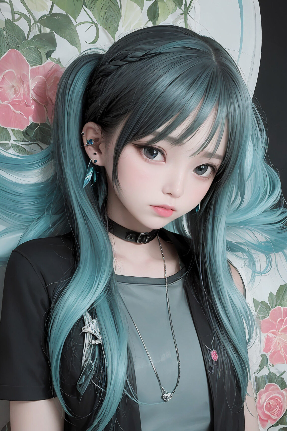 ArtStation - Hatsune Miku with flower (Ai)