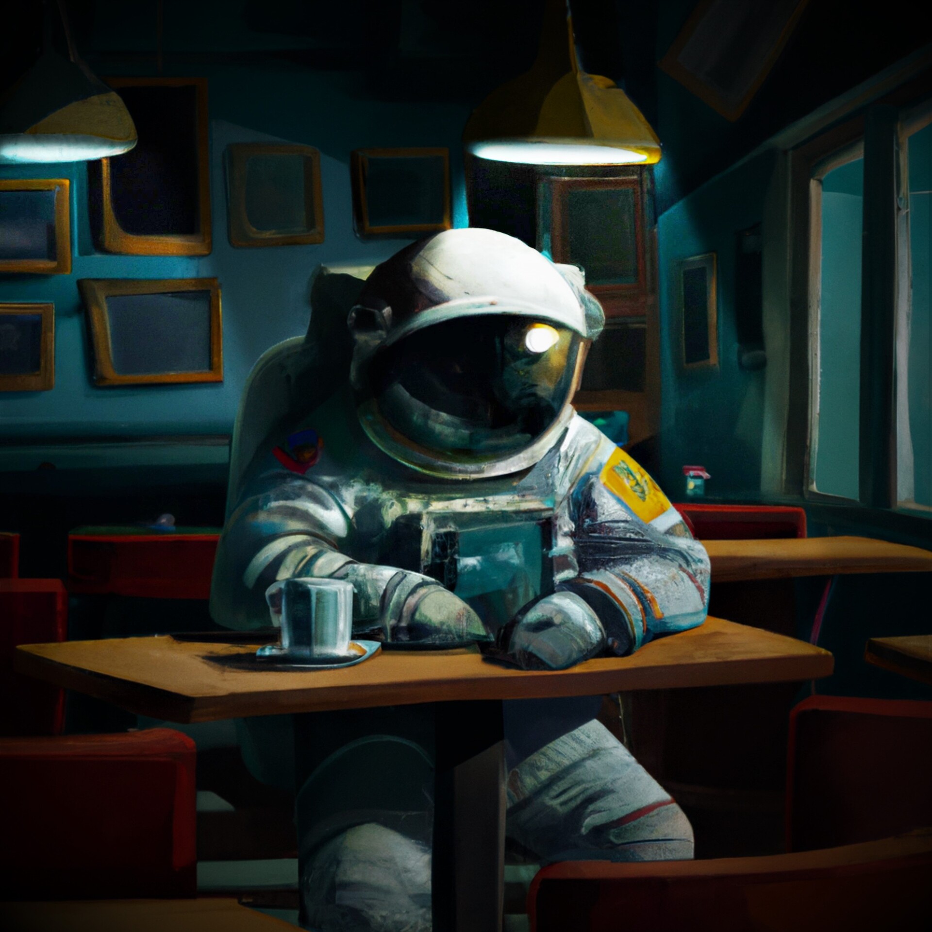 ArtStation - Astronaut Coffee Break