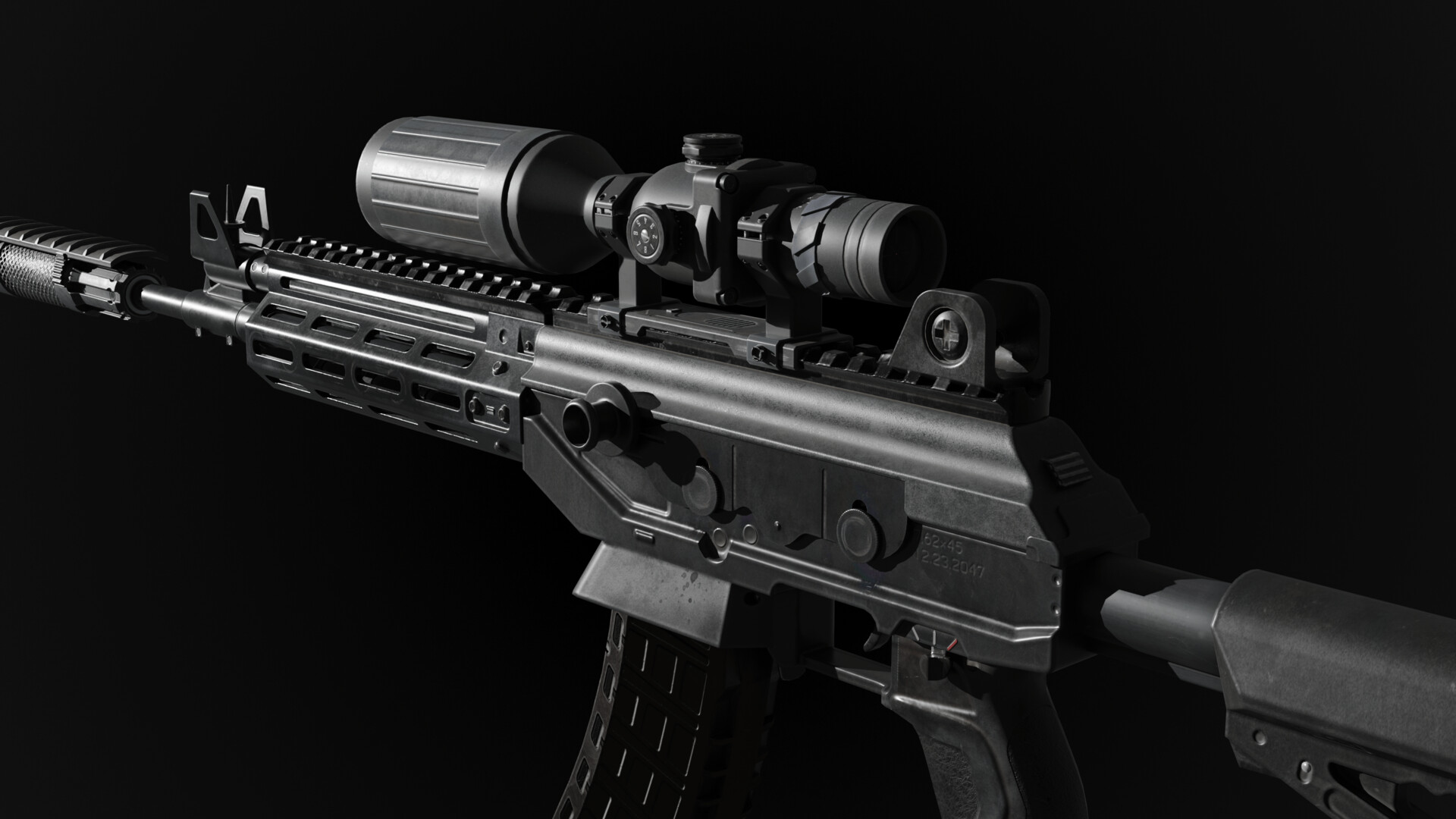 ArtStation - Custom gun with modules