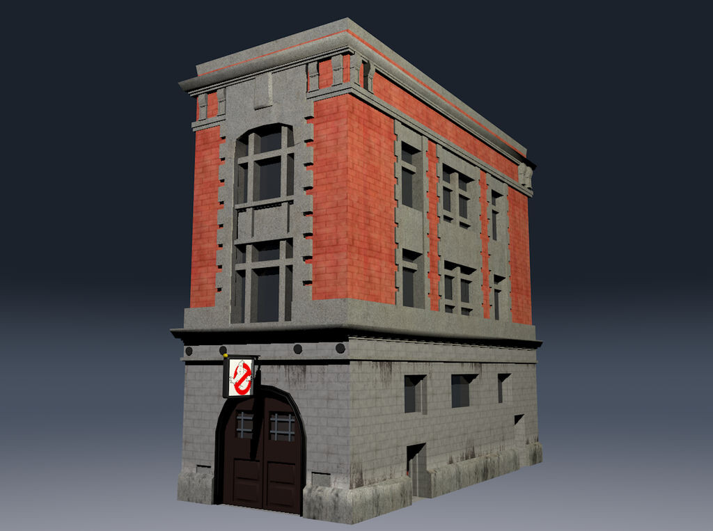 ArtStation - The Ghostbusters Firehouse
