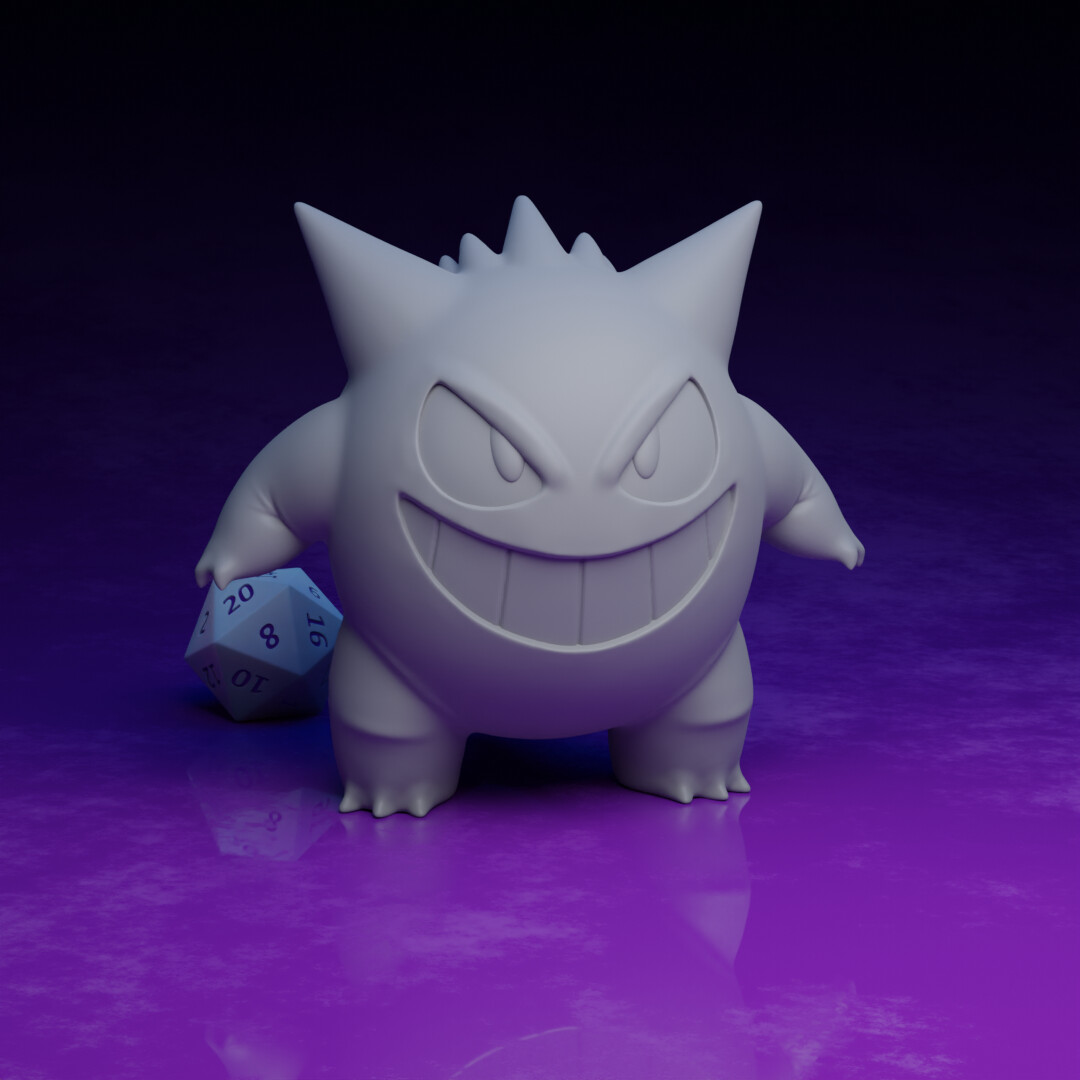 ArtStation - Gengar - Pokémon - Miniature