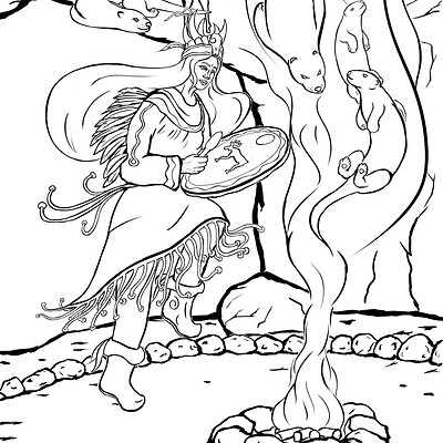 asatru coloring pages