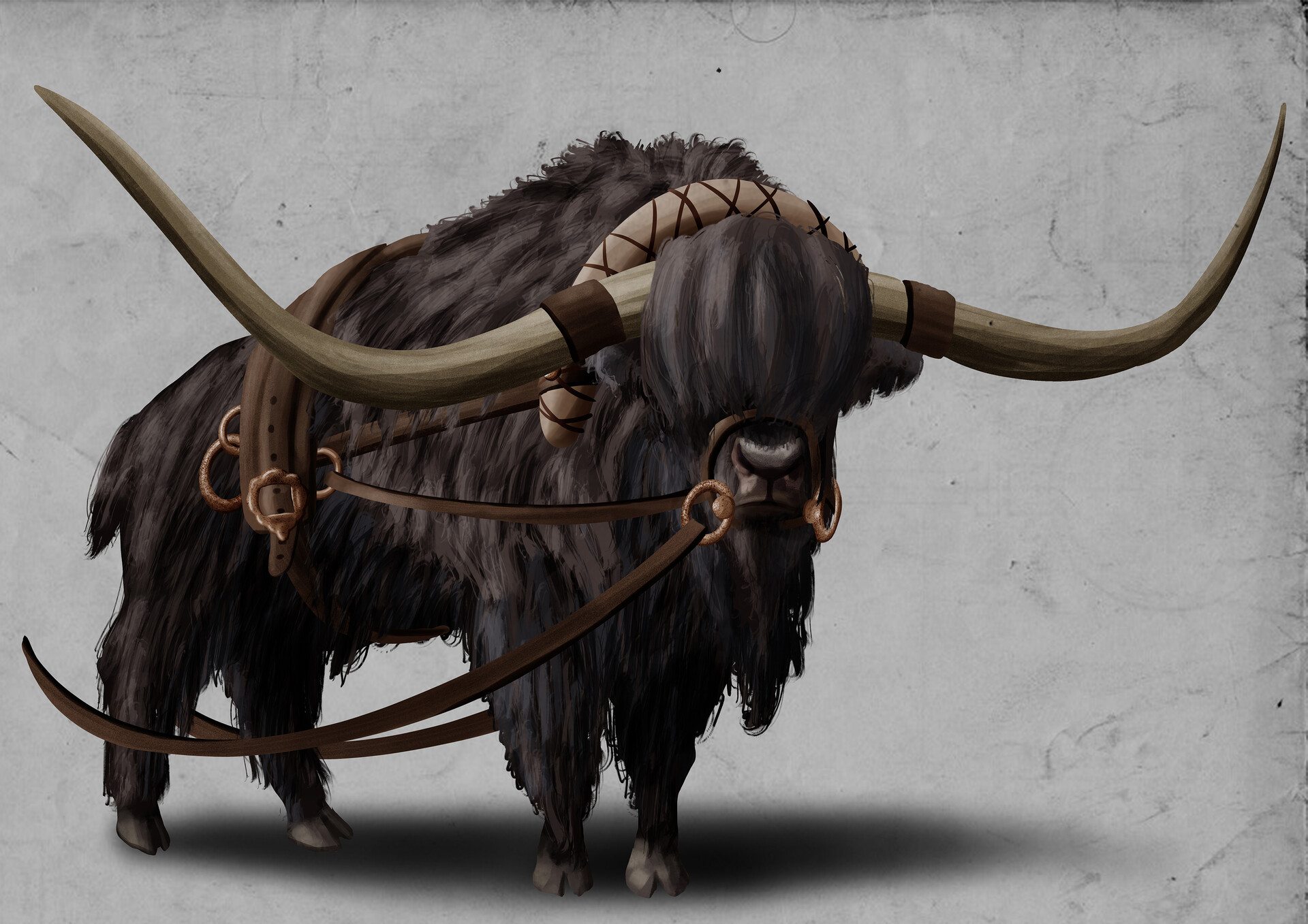 ArtStation - TOWER LORDS - Carriage yak