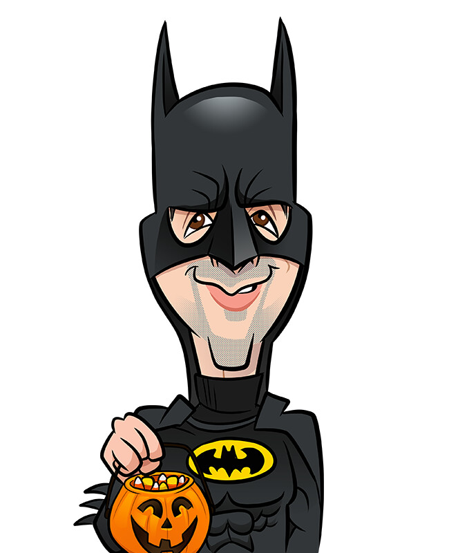 Batman Cartoon Funny Face