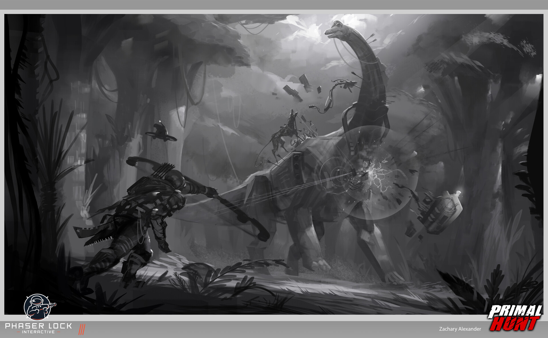 Zachary Alexander - Primal Hunt VR Concepts Dump 1/3