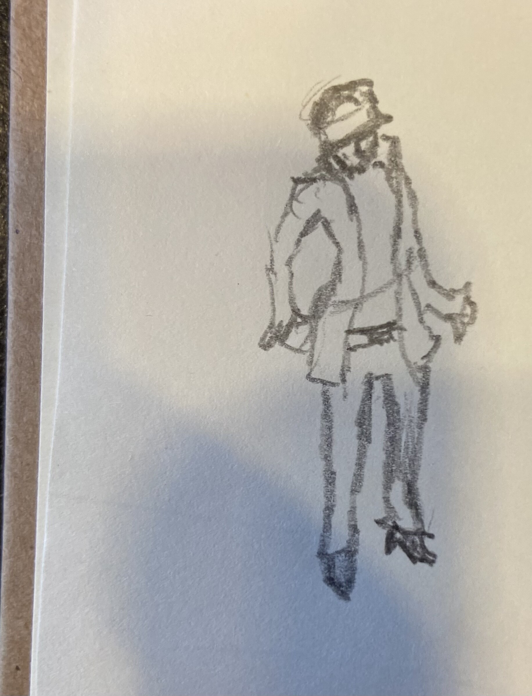 ArtStation - Light female character detective sketch. Enjoy