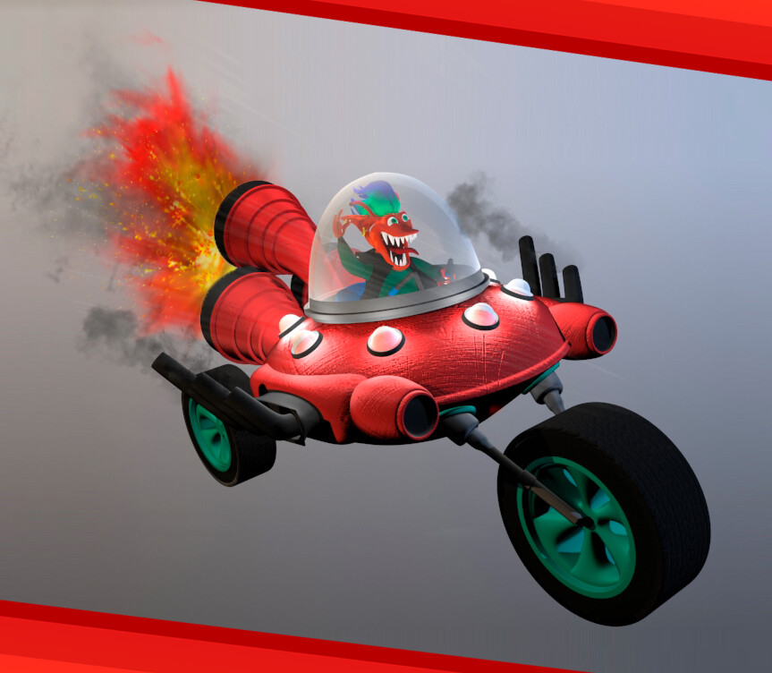 ArtStation - THE MONSTER UFO