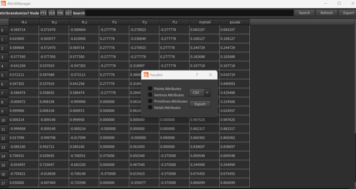 Zihe X - Houdini Attribute Sheet Plus Python Tool