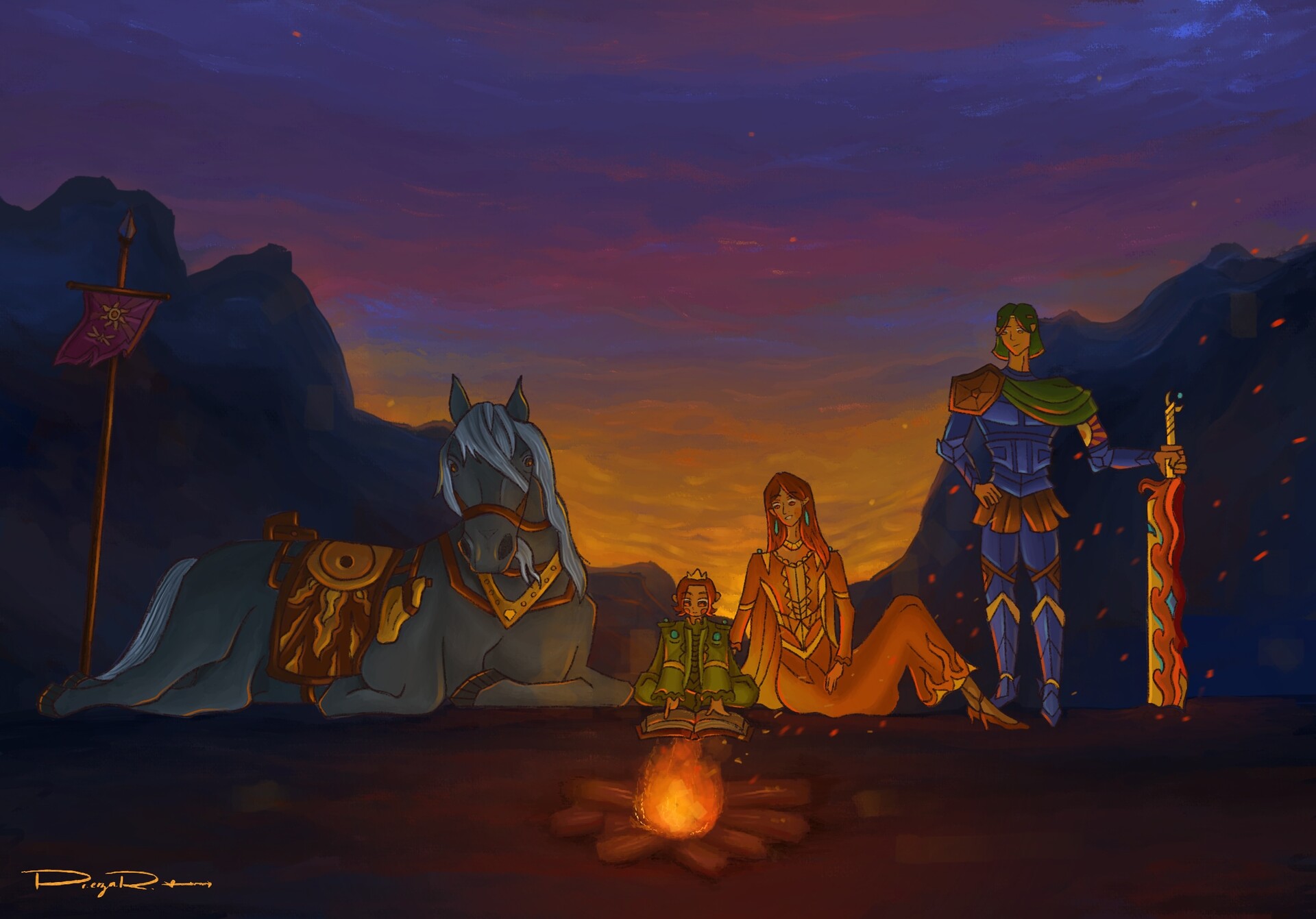 ArtStation - Odyssey: The Horse, the Knight, and the Wayfarers