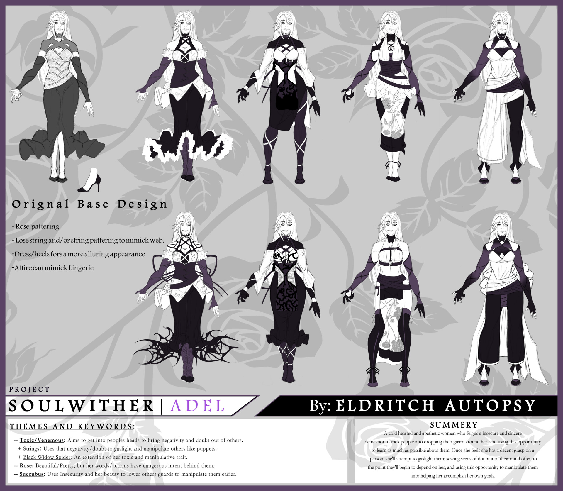 ArtStation - Character Ideation Sheet: Adel