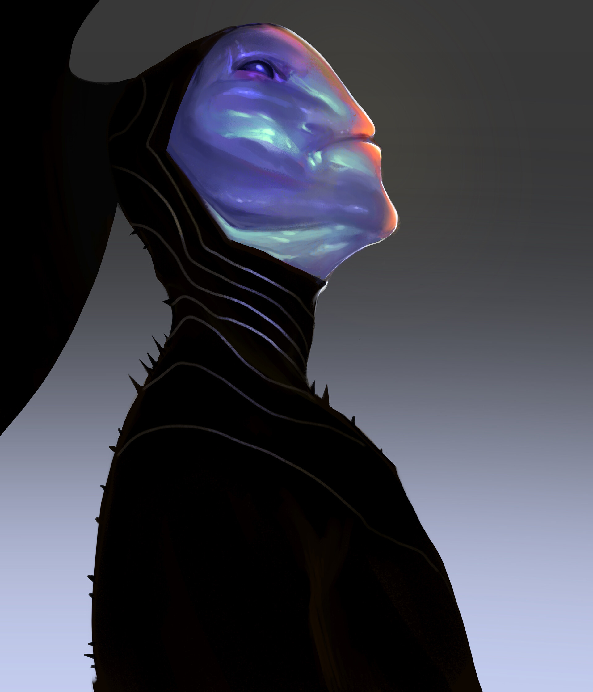 Alien Priest Portrait by Ilya Baydin : r/characterart